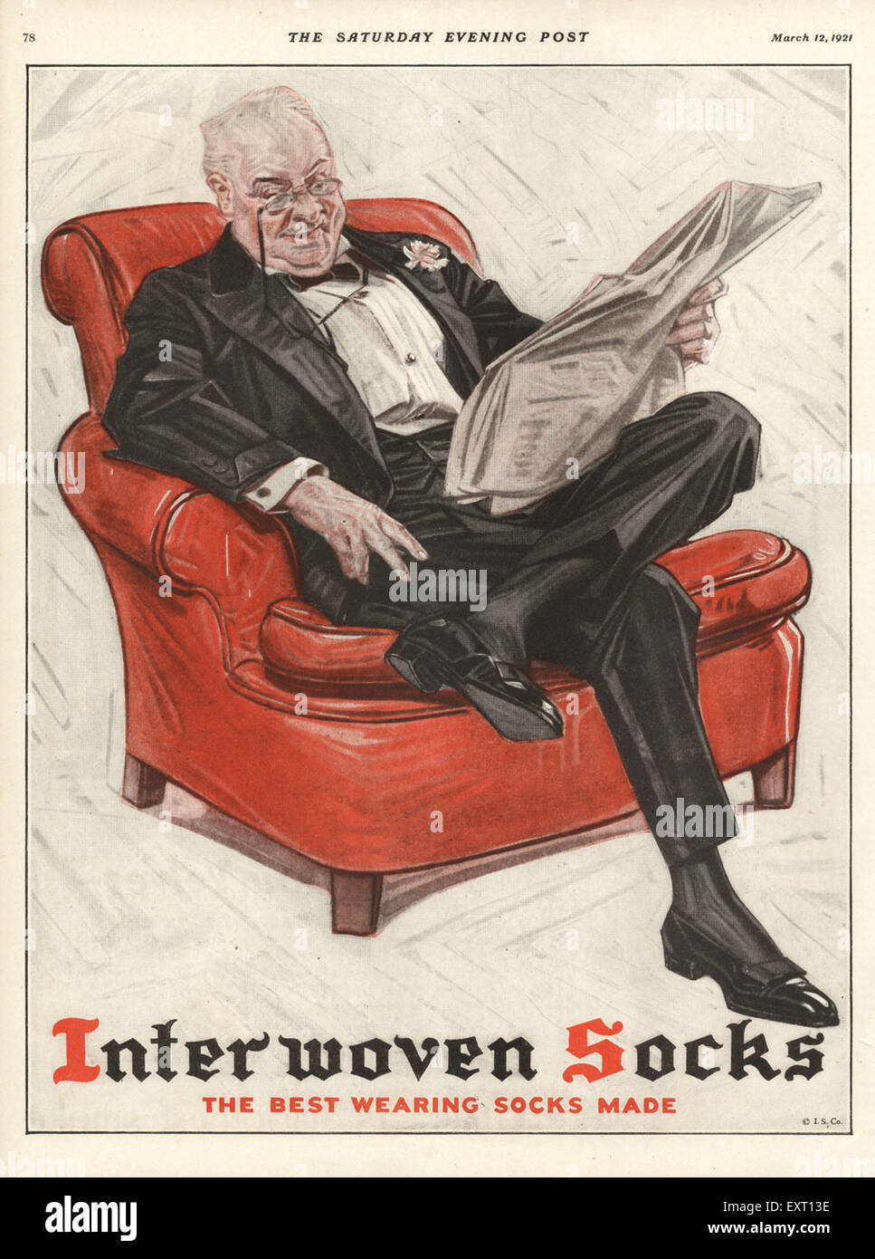 1920s usa interwoven socks magazine hi-res stock photography and images ...