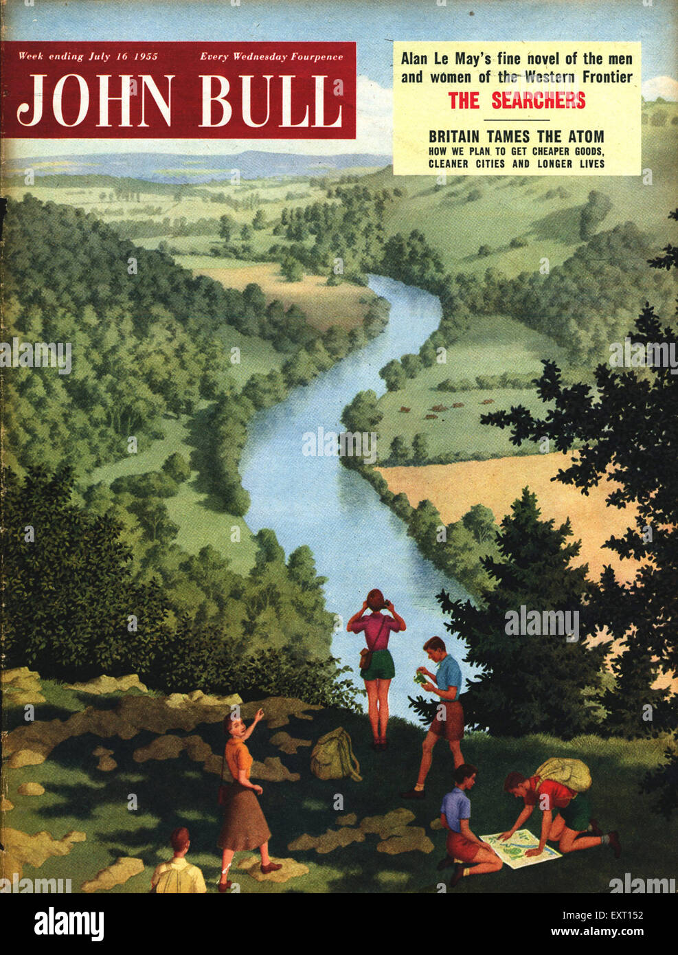 1950s UK John Bull Magazine Cover Stock Photo - Alamy