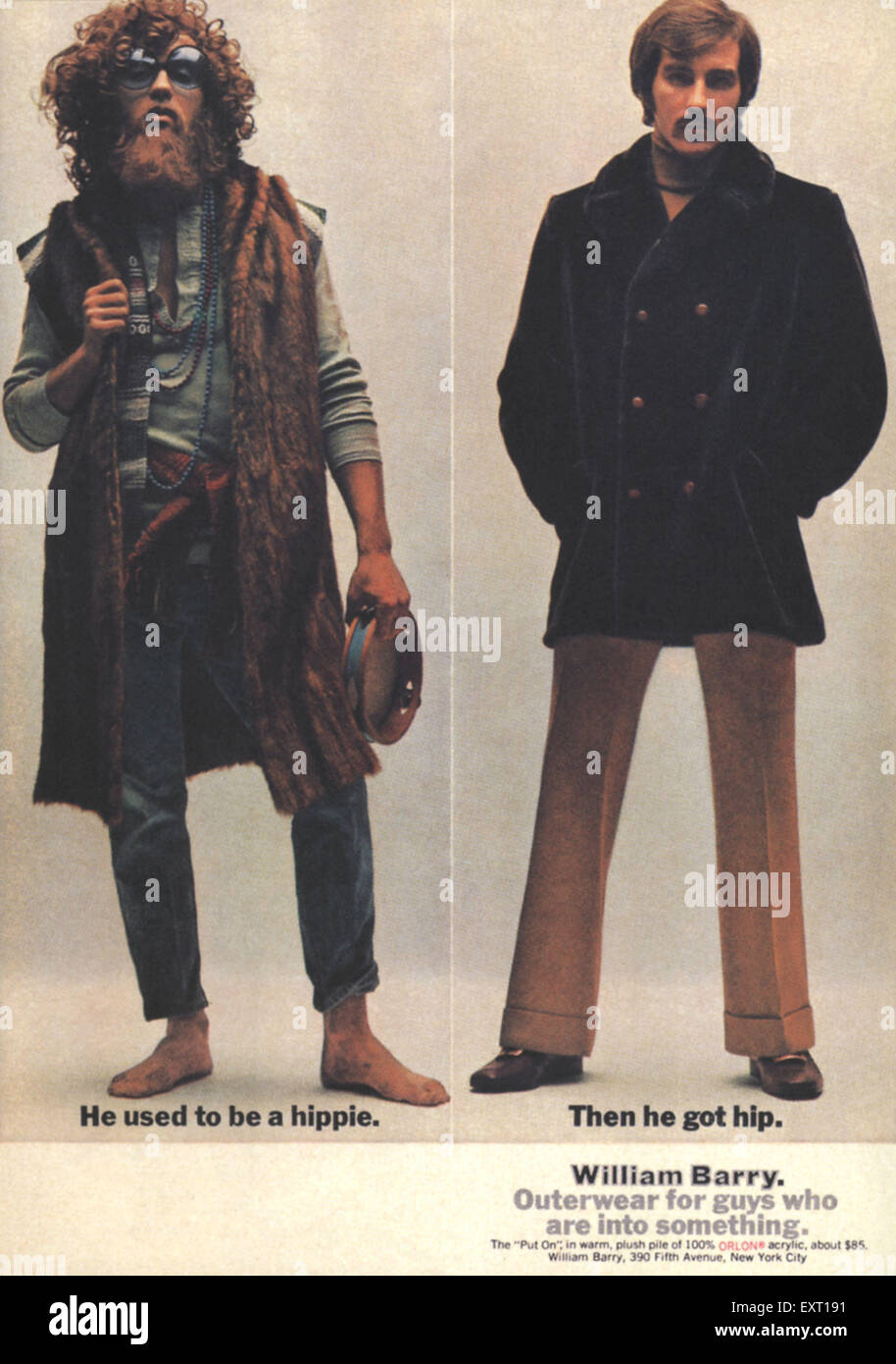 1970s USA William Barry Magazine Advert Stock Photo - Alamy