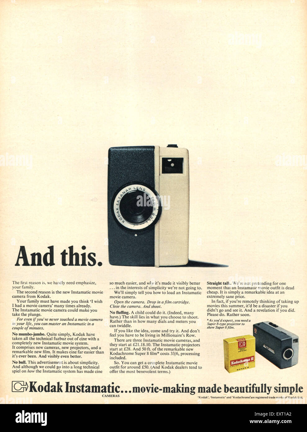 Kodak cameras 1960s hi-res stock photography and images - Alamy