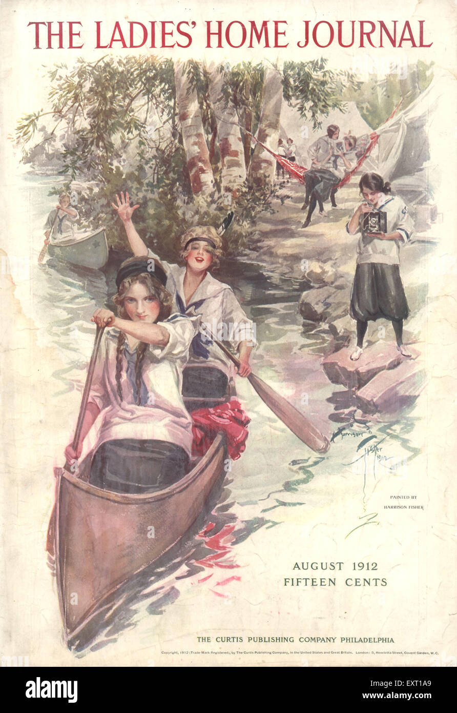 1910s USA Ladies' Home Journal Magazine Cover Stock Photo - Alamy