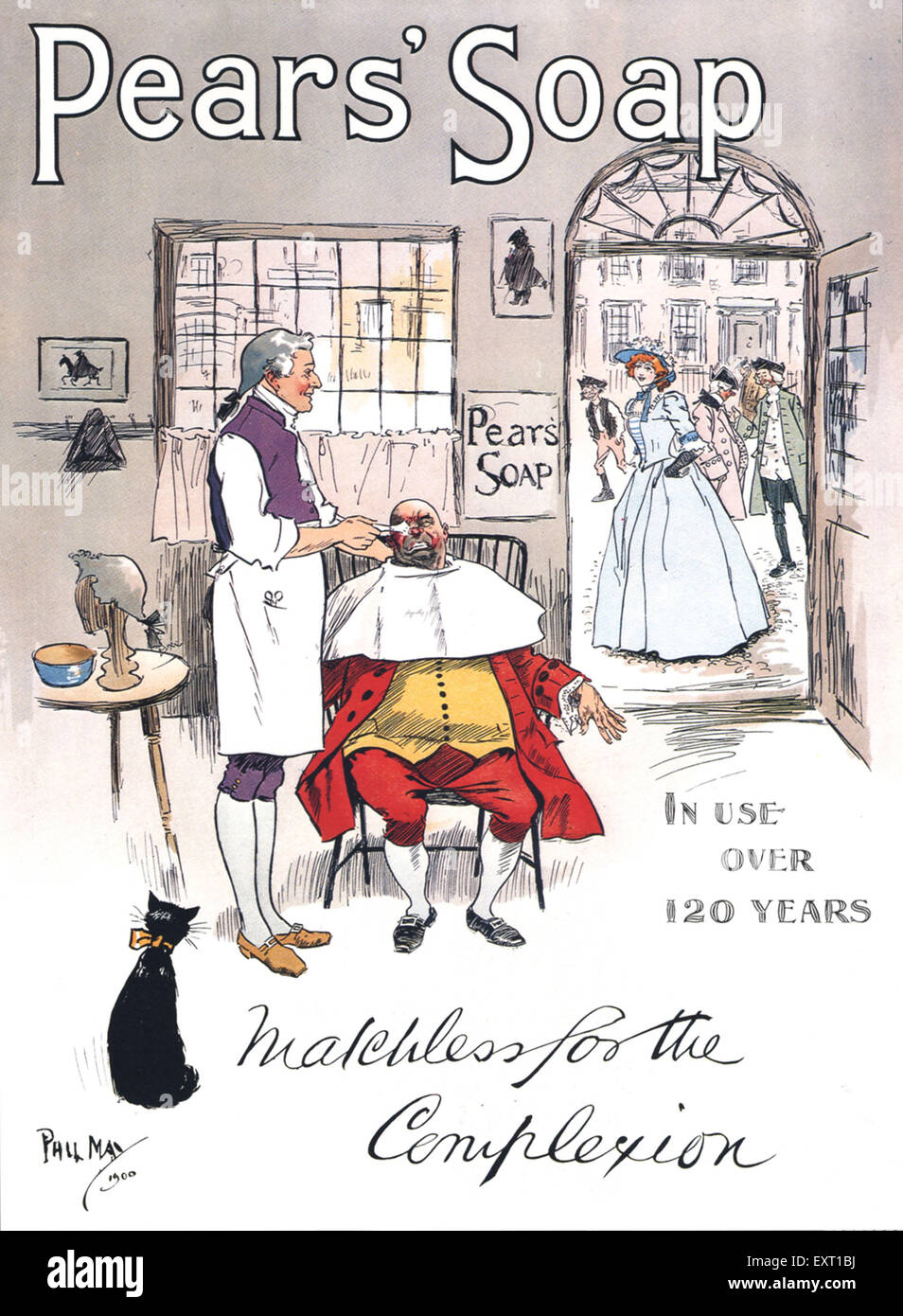 1900s UK Pears Magazine Advert Stock Photo - Alamy