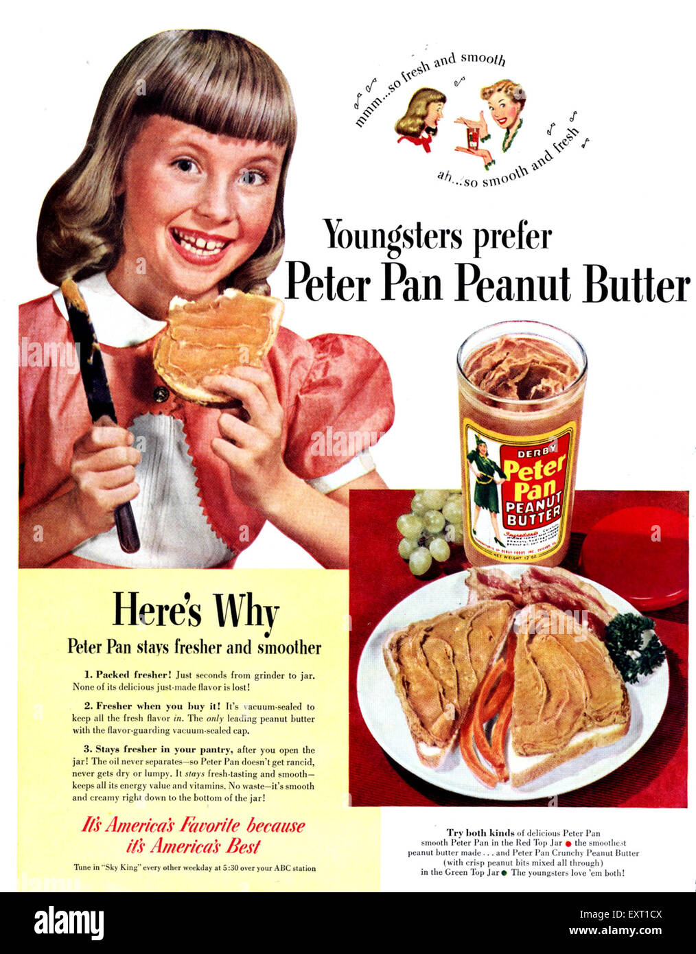 Butter advert 1950s hi-res stock photography and images - Alamy