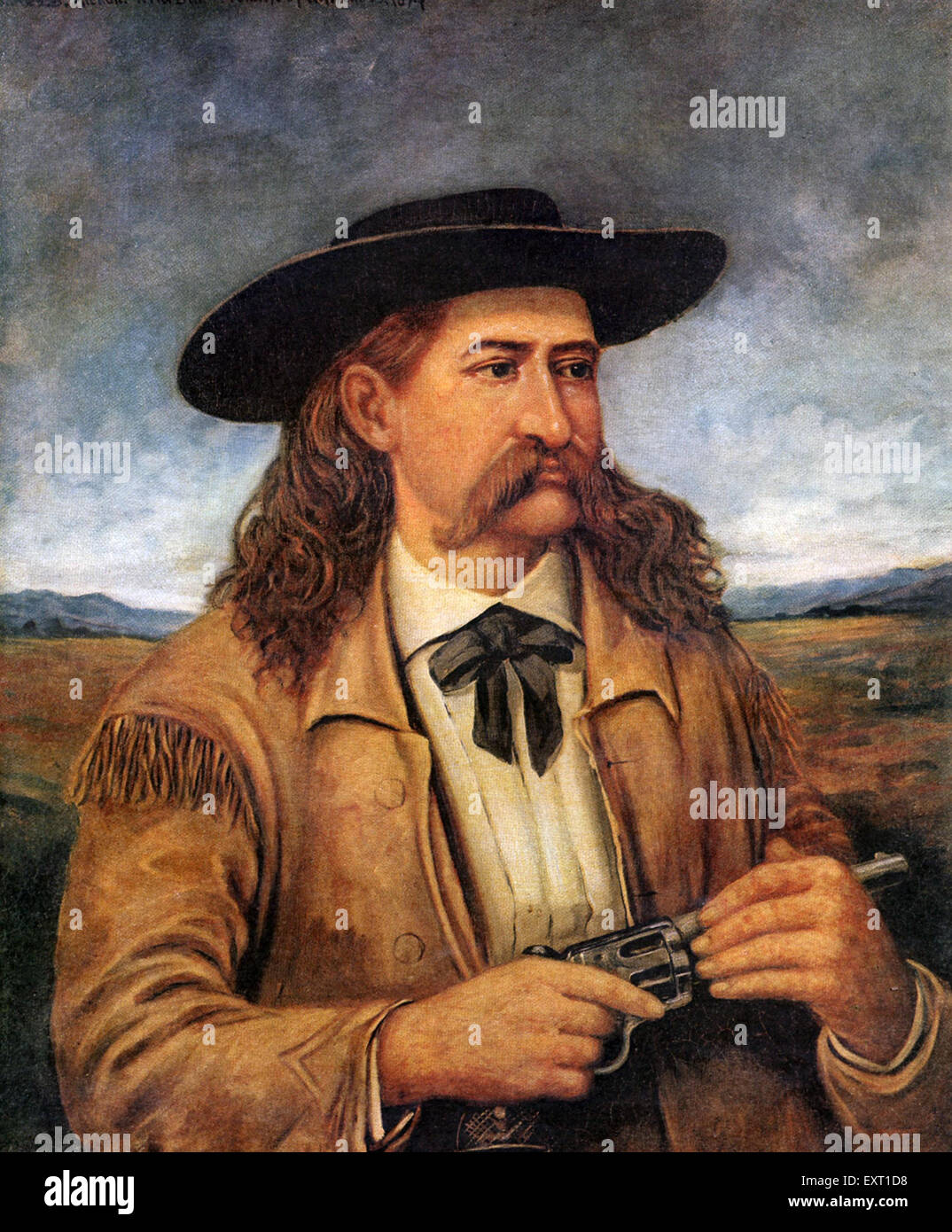 1950s USA Wild Bill Hickock Magazine Plate Stock Photo - Alamy