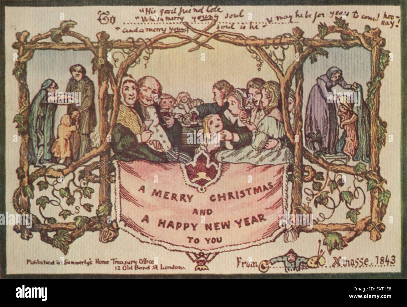 Christmas card greetings hi-res stock photography and images - Alamy
