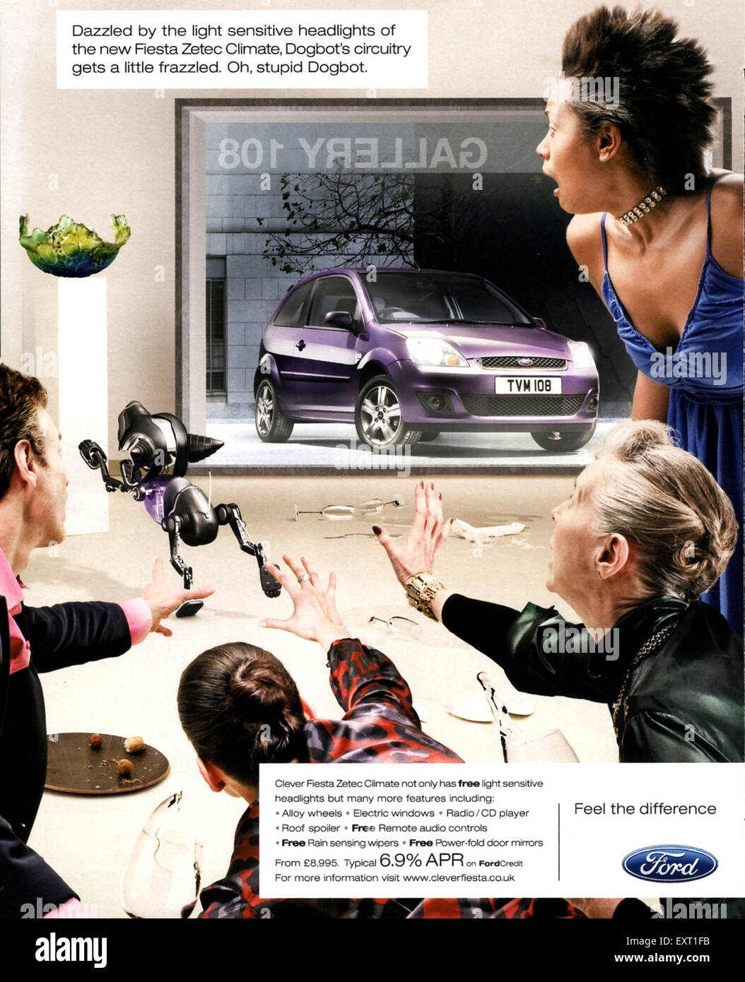 2000s UK Ford Magazine Advert Stock Photo - Alamy
