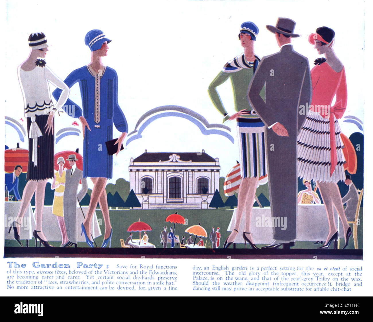 1920s uk fashion magazine plate hi-res stock photography and images - Alamy