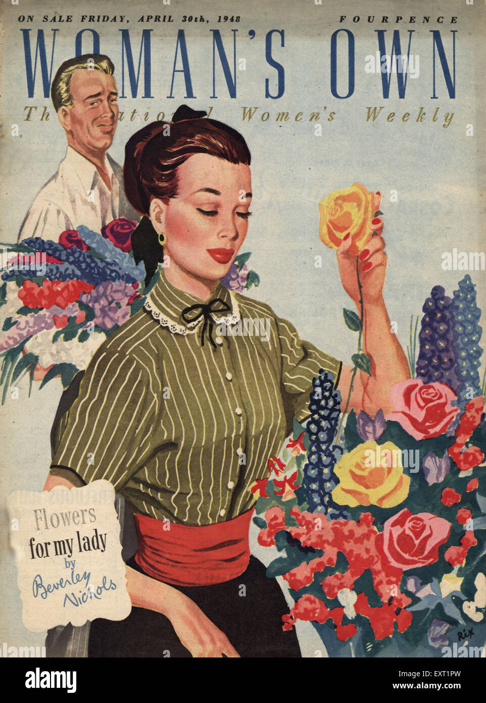 1940s UK Woman's Own Magazine Cover Stock Photo - Alamy
