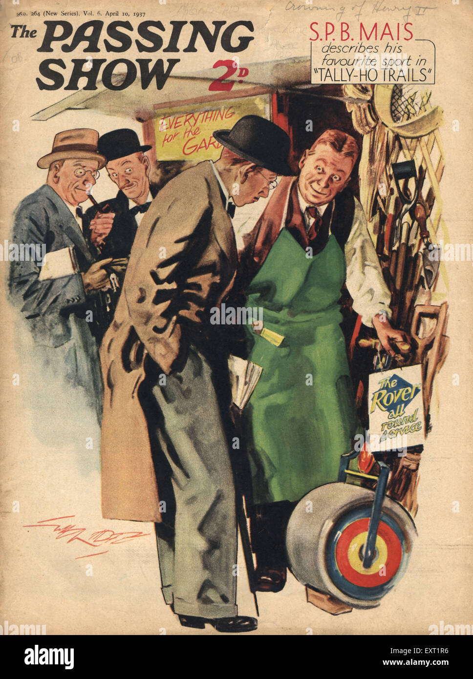 1930s UK The Passing Show Magazine Cover Stock Photo - Alamy