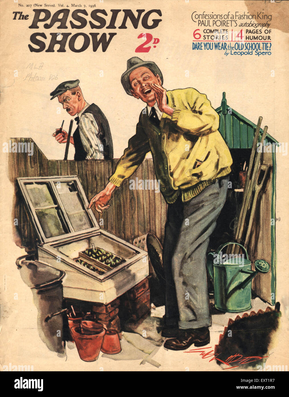 1930s UK The Passing Show Magazine Cover Stock Photo - Alamy