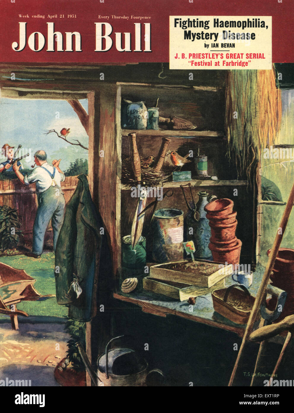 John bull magazine cover hi-res stock photography and images - Alamy