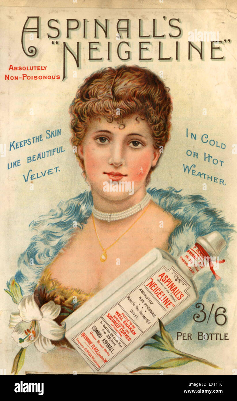 1900s UK Aspinalls Magazine Advert Stock Photo - Alamy