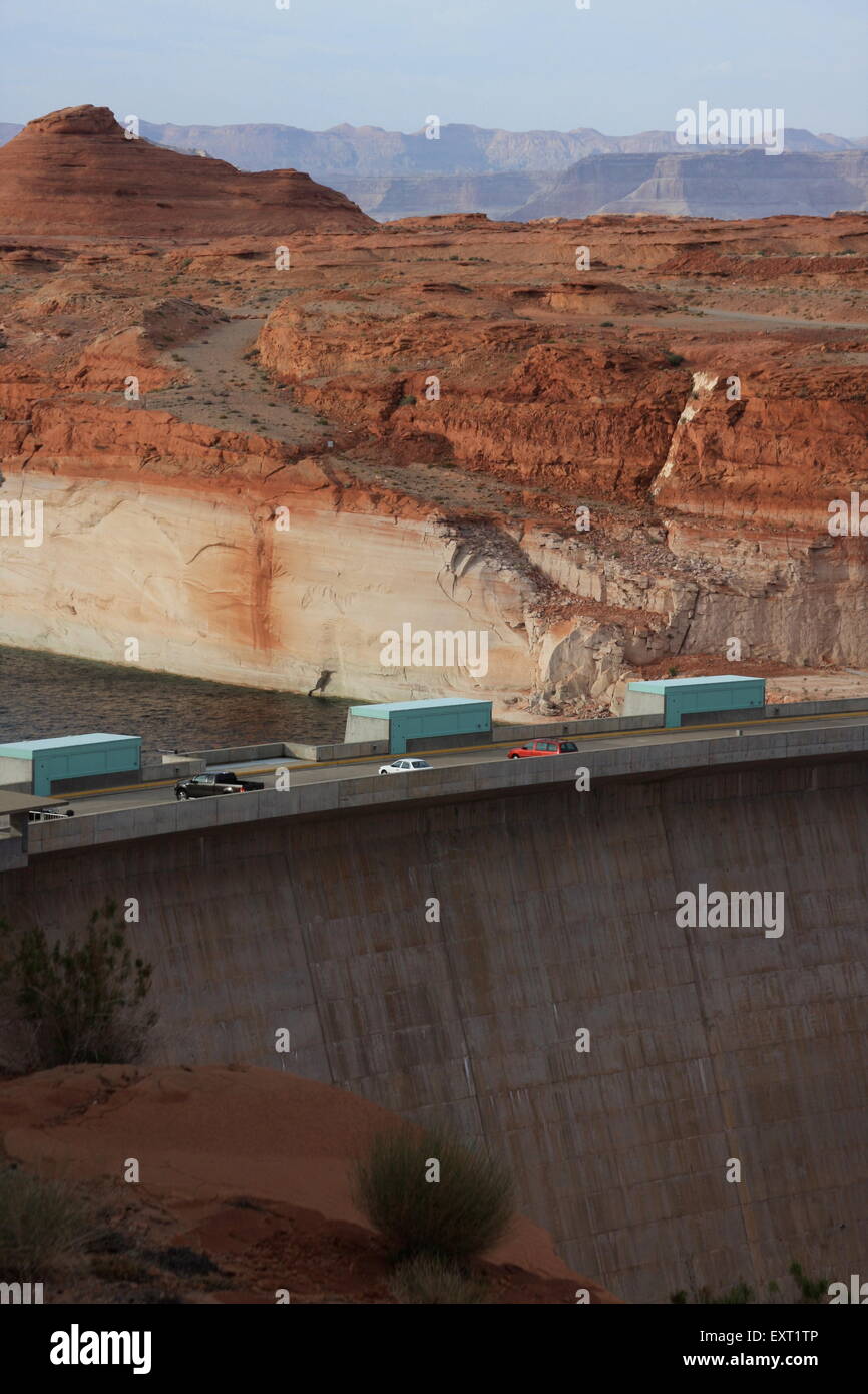 Dam in Utah USA Stock Photo - Alamy