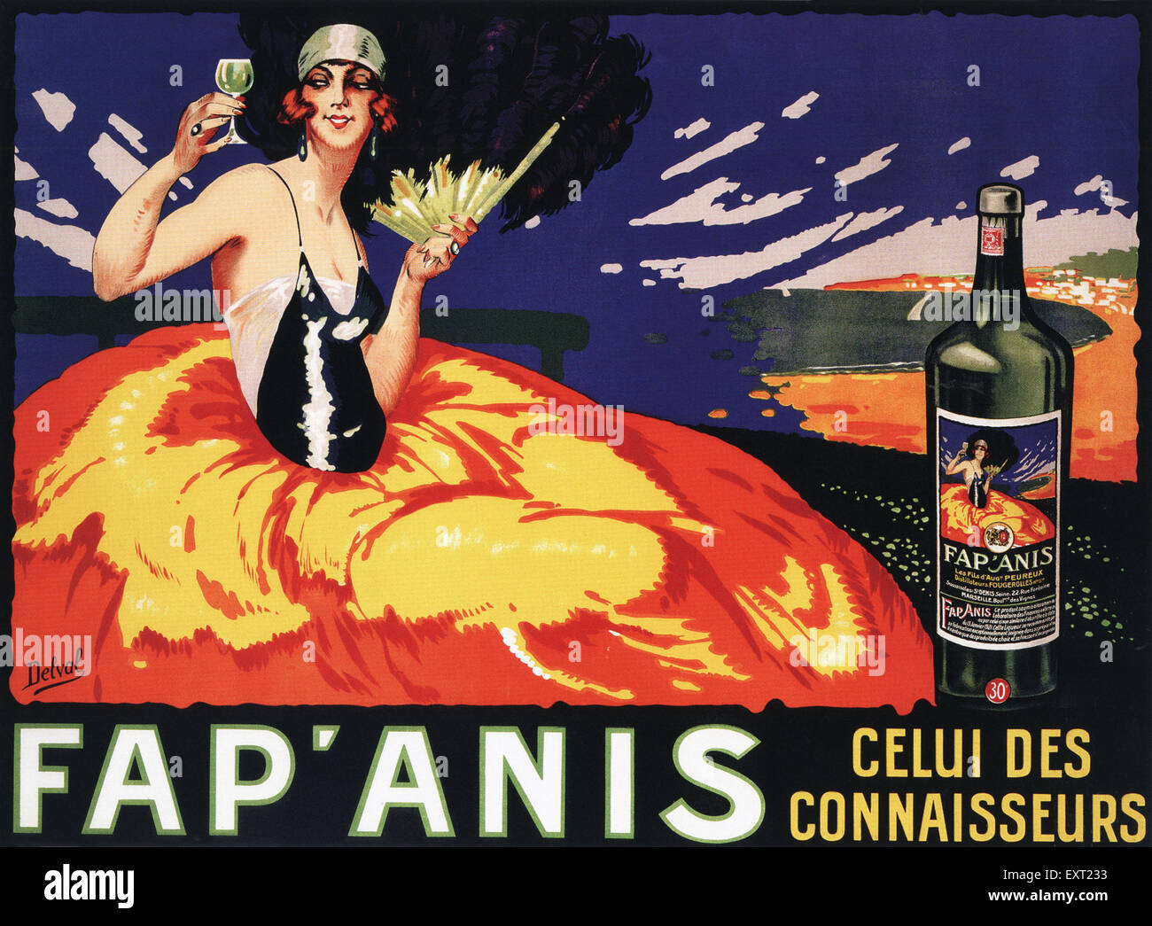 1920s France Fap'anis Poster Stock Photo - Alamy