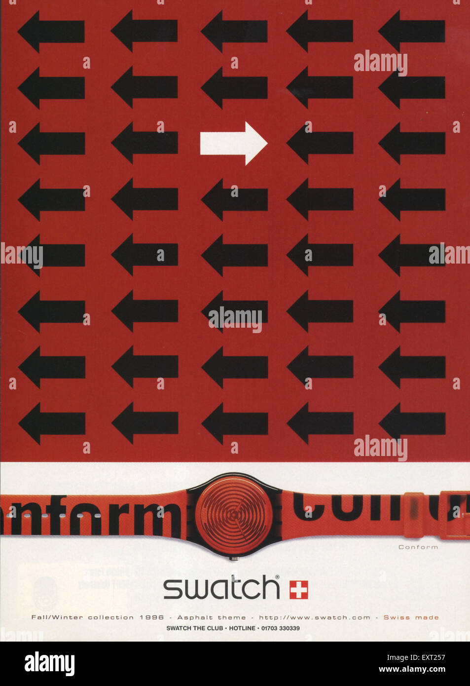 1990s UK Swatch Magazine Advert Stock Photo - Alamy