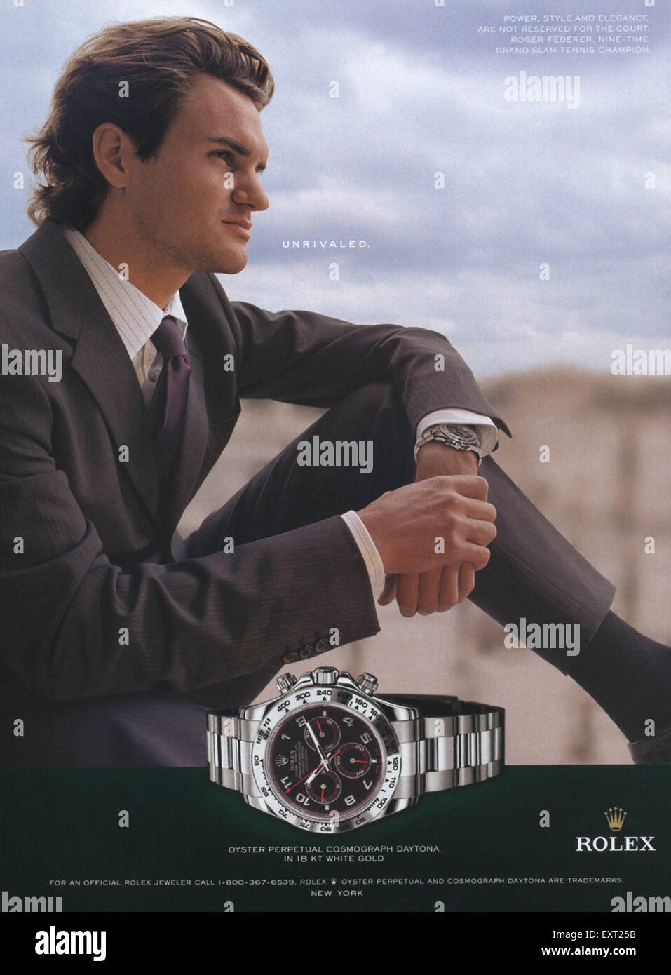 2000s UK Rolex Magazine Advert Stock Photo - Alamy