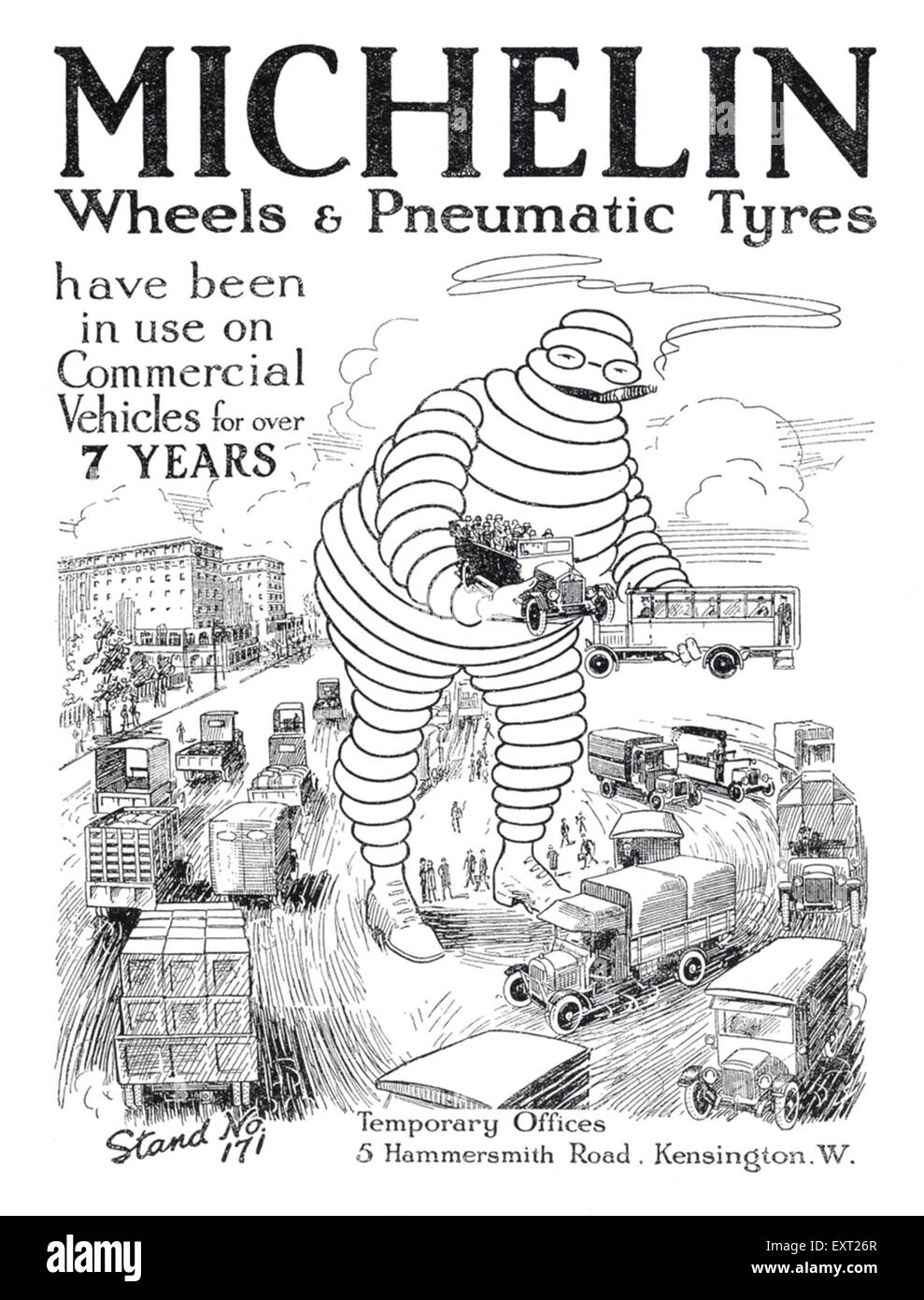 1950s UK Michelin Magazine Advert Stock Photo - Alamy