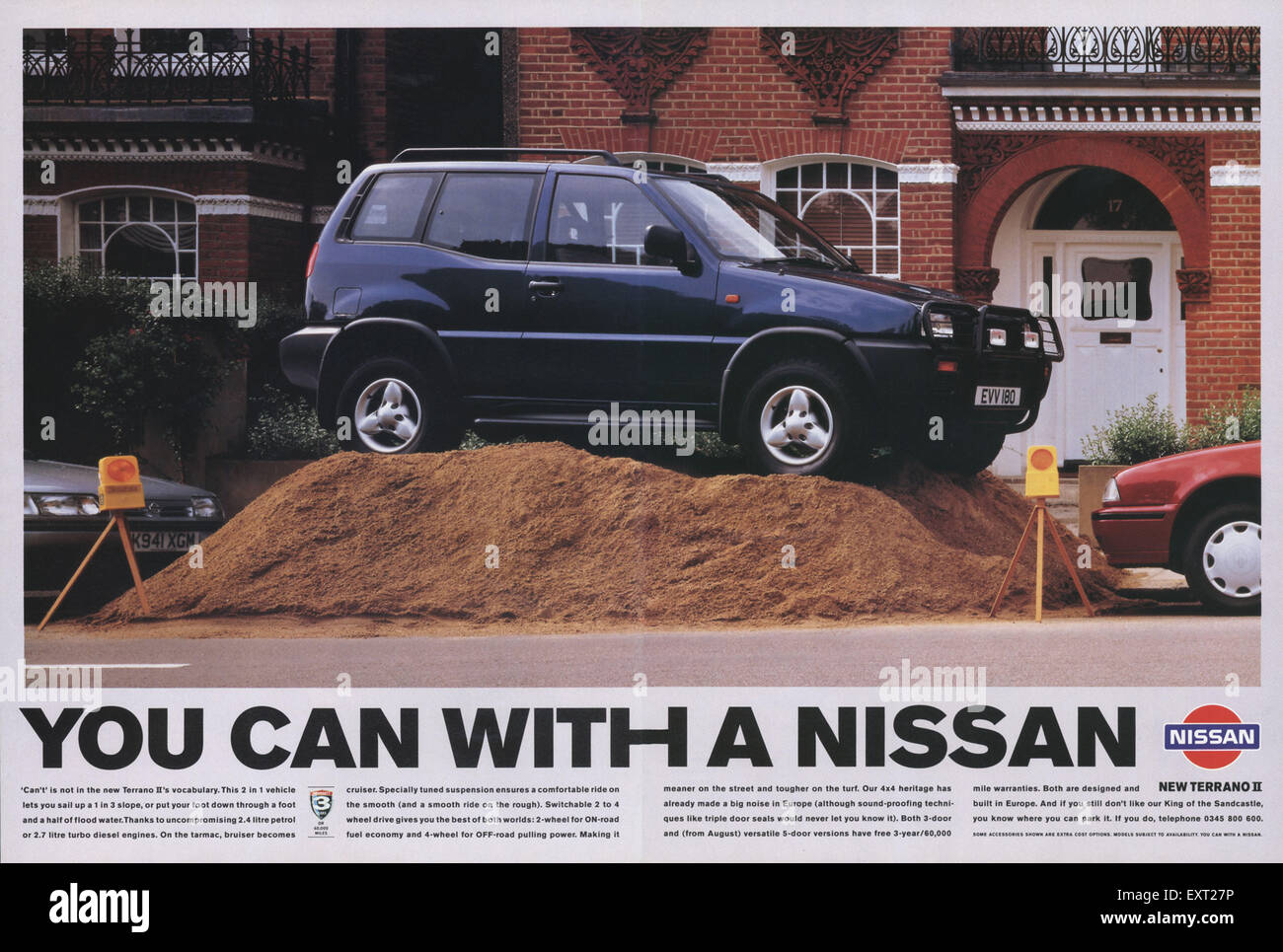 1990s UK Nissan Magazine Advert Stock Photo - Alamy