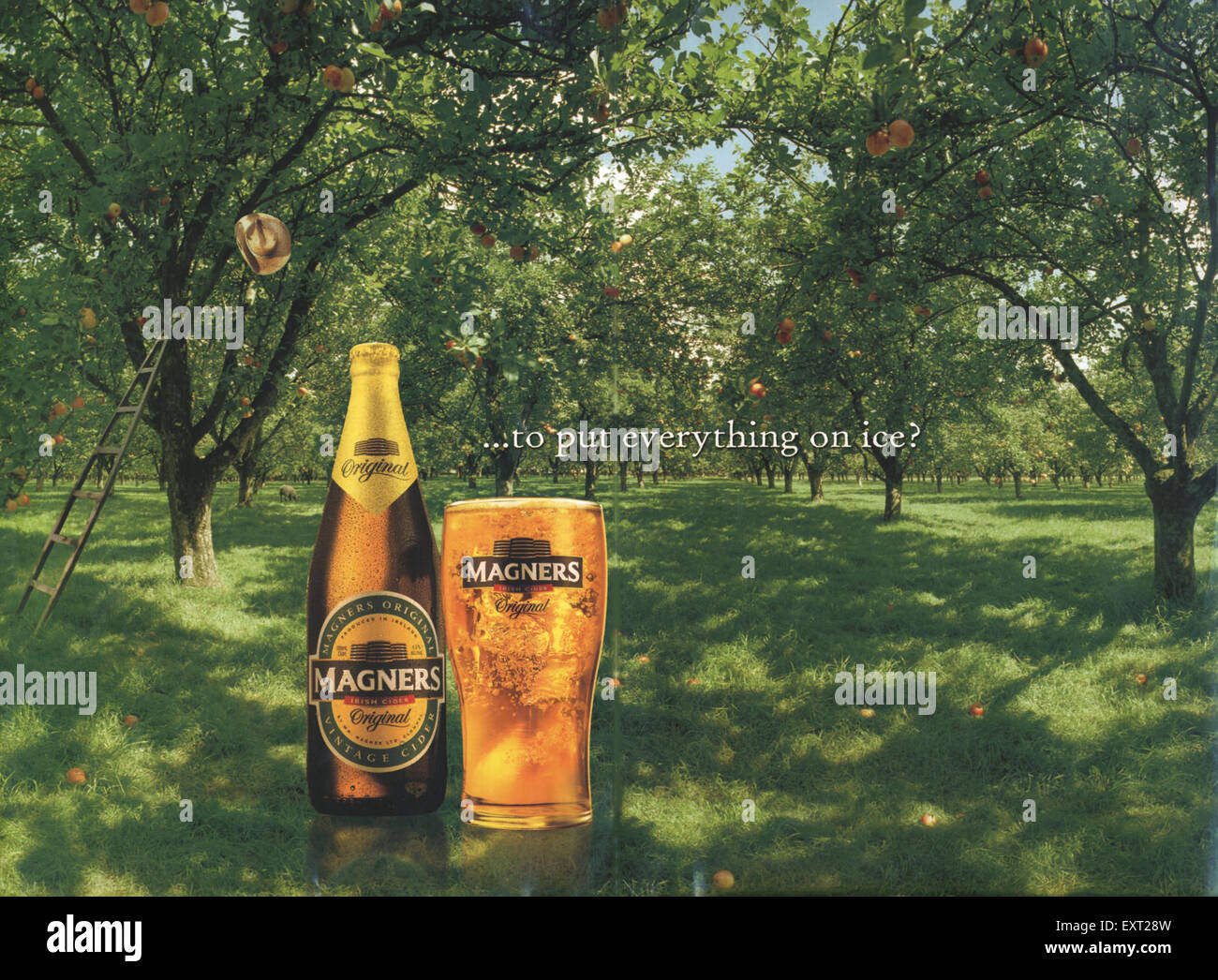 2000s UK Magners Cider Magazine Advert Stock Photo - Alamy