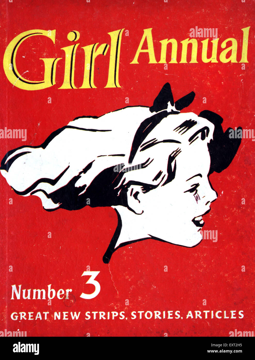 Girl Book 1950s Stock Photos & Girl Book 1950s Stock Images - Alamy