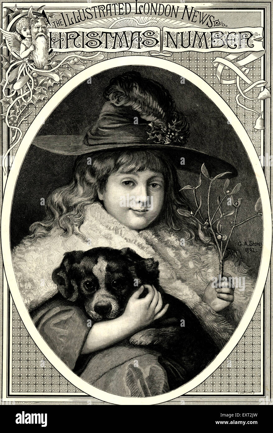 1890s UK NLI Magazine Cover Stock Photo - Alamy