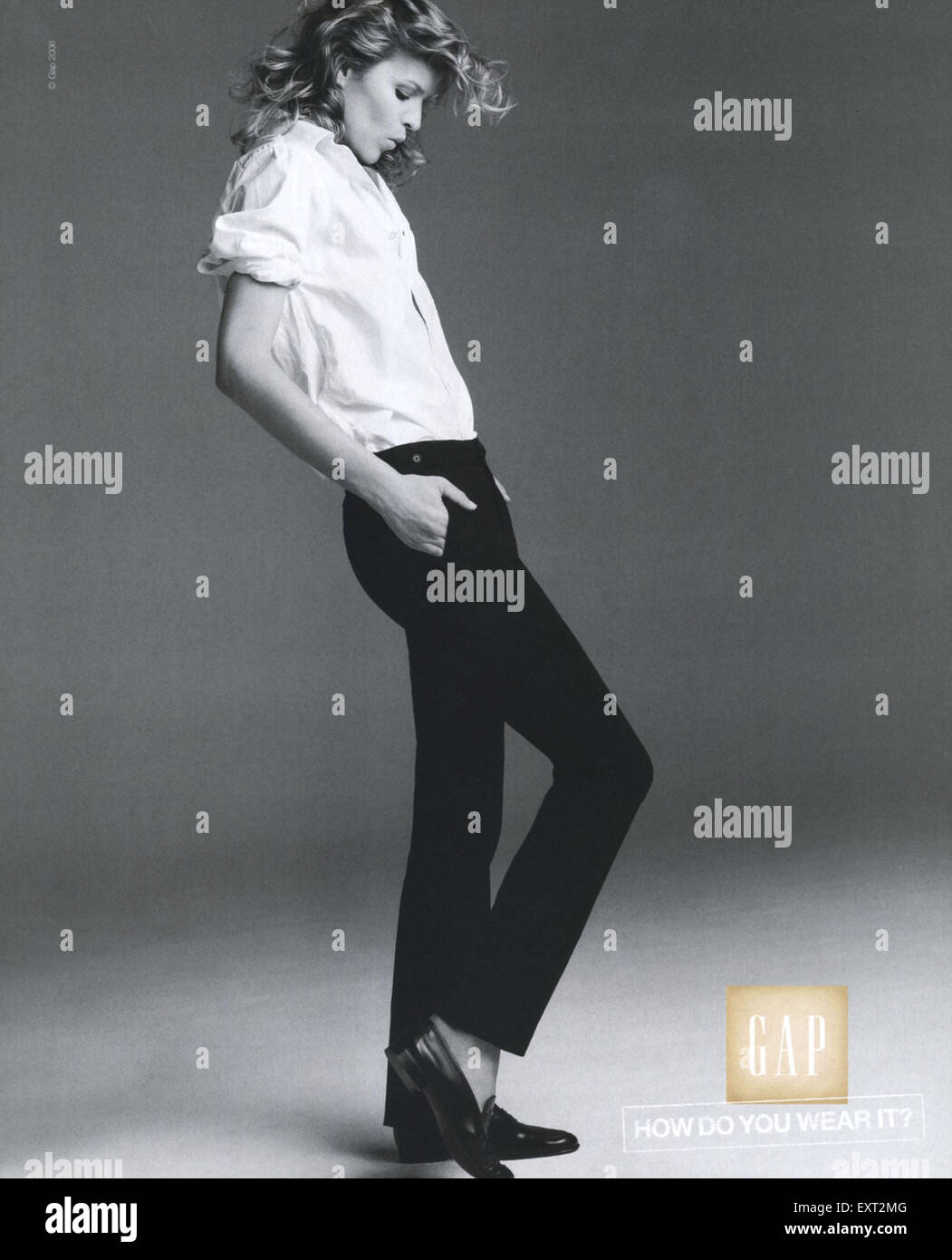 2000s UK Gap Magazine Advert Stock Photo - Alamy