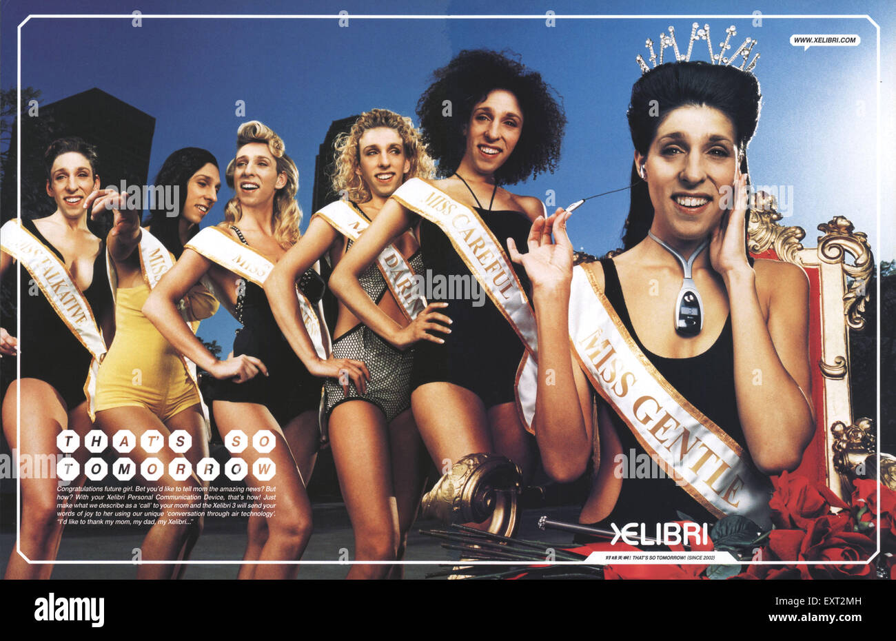 2000s UK Xelibri Magazine Advert Stock Photo - Alamy