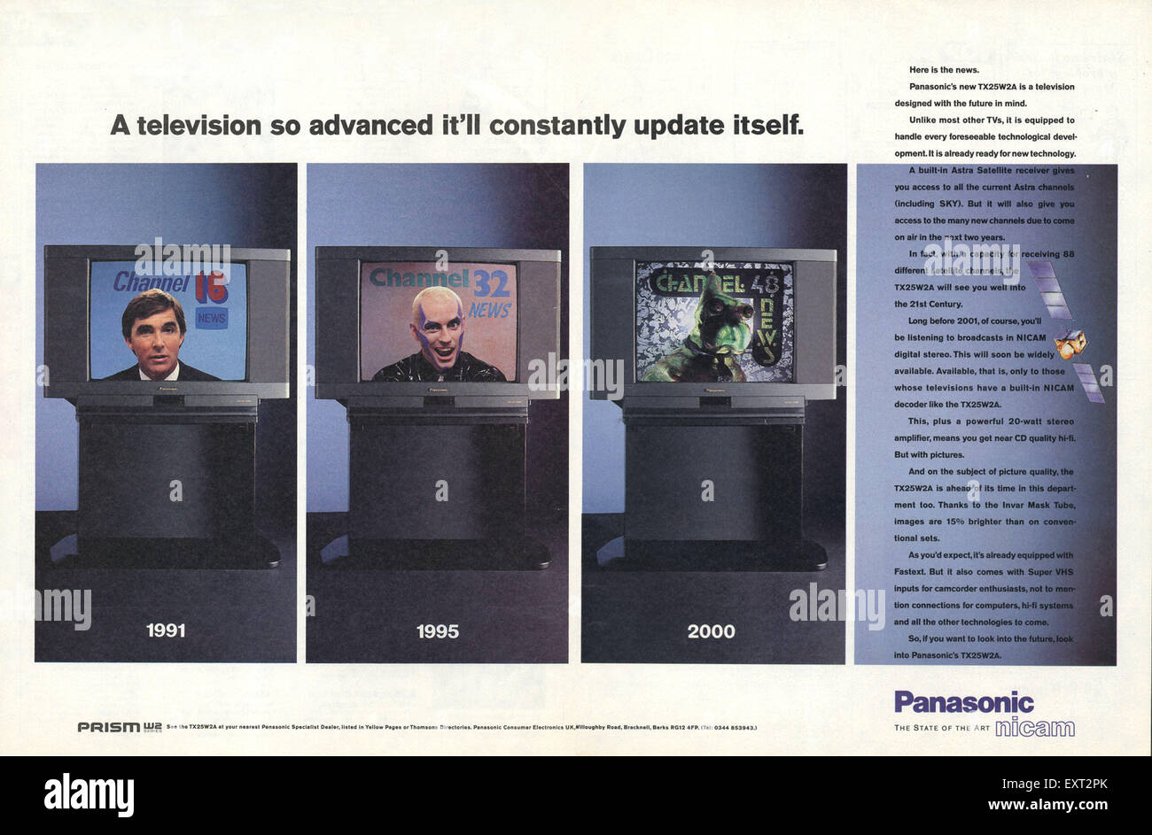 Panasonic advert 1990 hi-res stock photography and images - Alamy