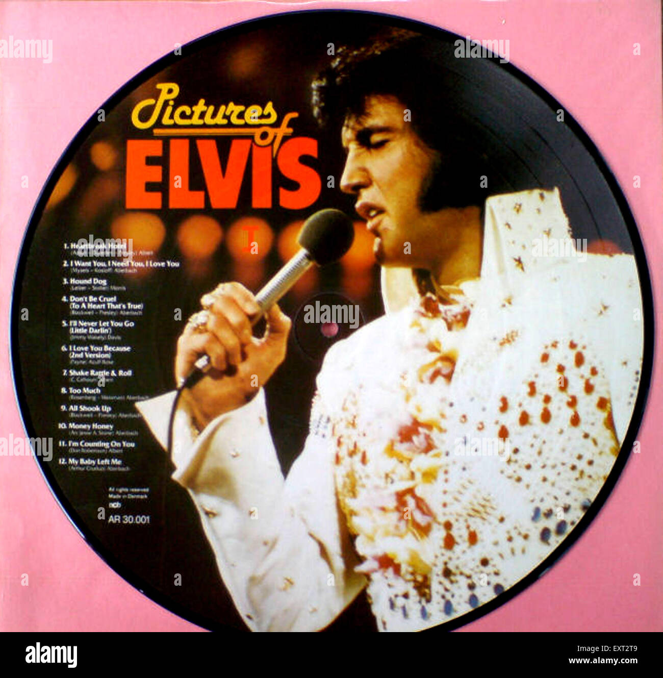1970s USA Elvis Record Sleeve Album Cover Stock Photo - Alamy