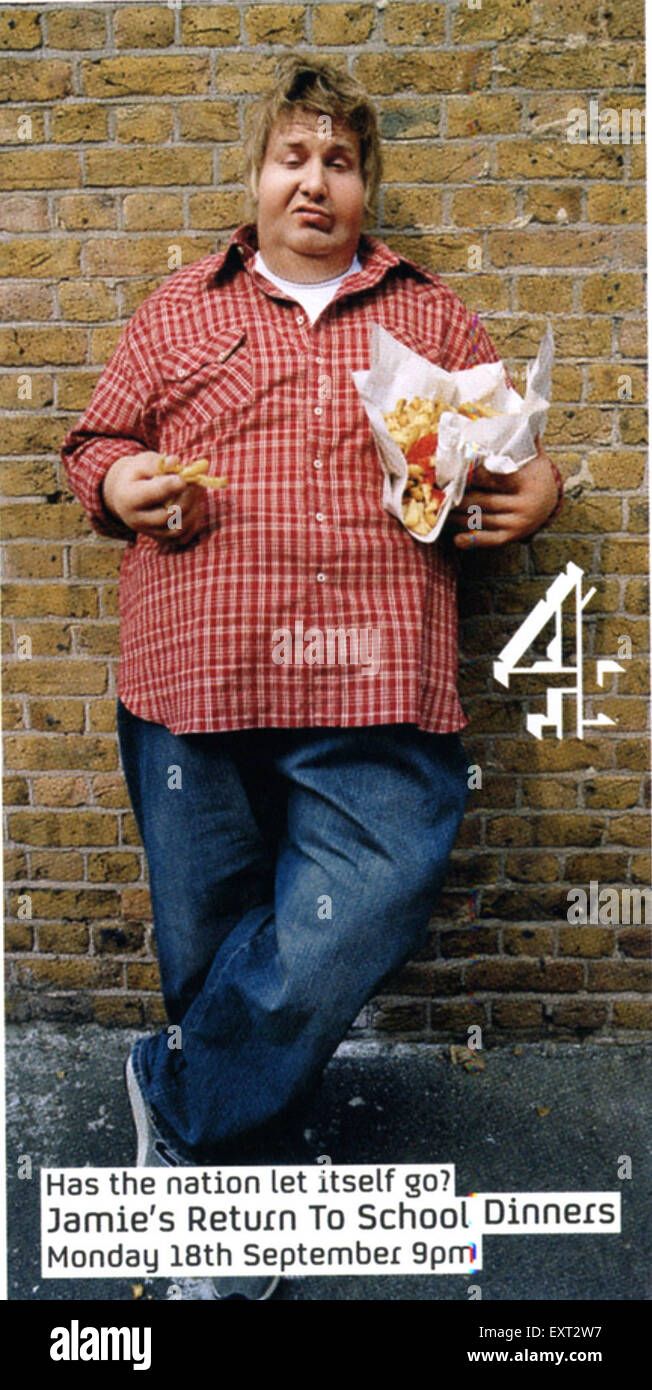 2000s UK Channel Four Magazine Advert Stock Photo - Alamy