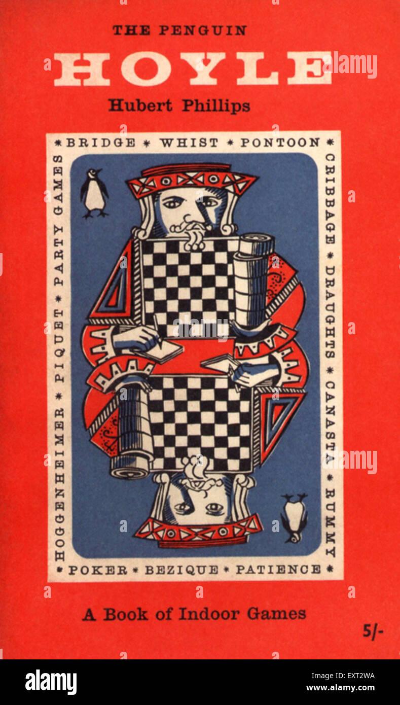 1950s Uk Hoyle Book Cover Stock Photo Alamy