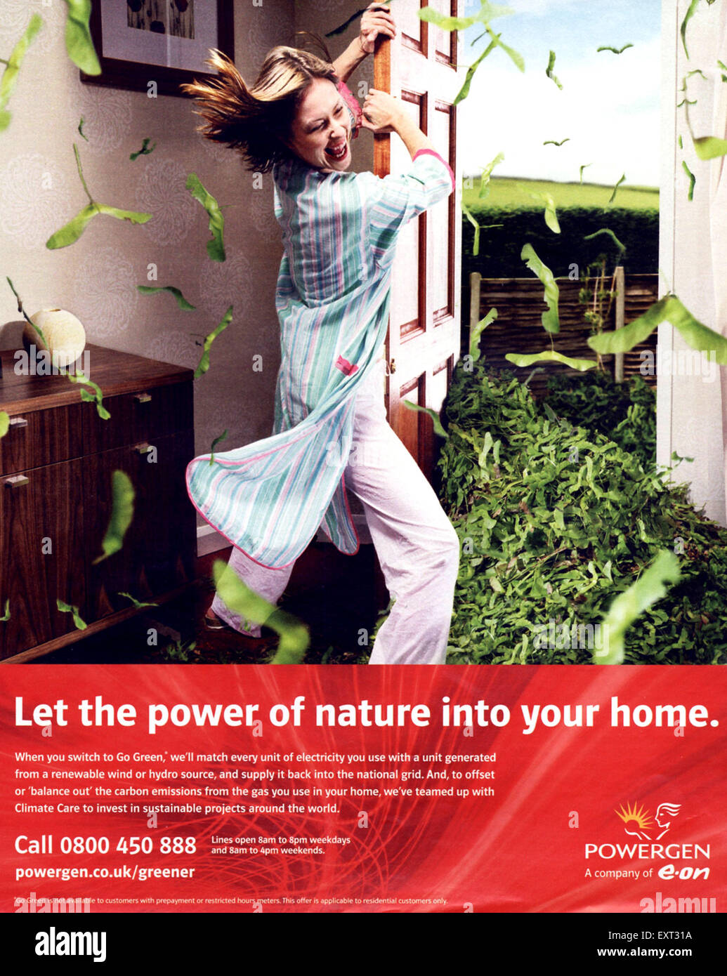 2000s UK Powergen Magazine Advert Stock Photo - Alamy