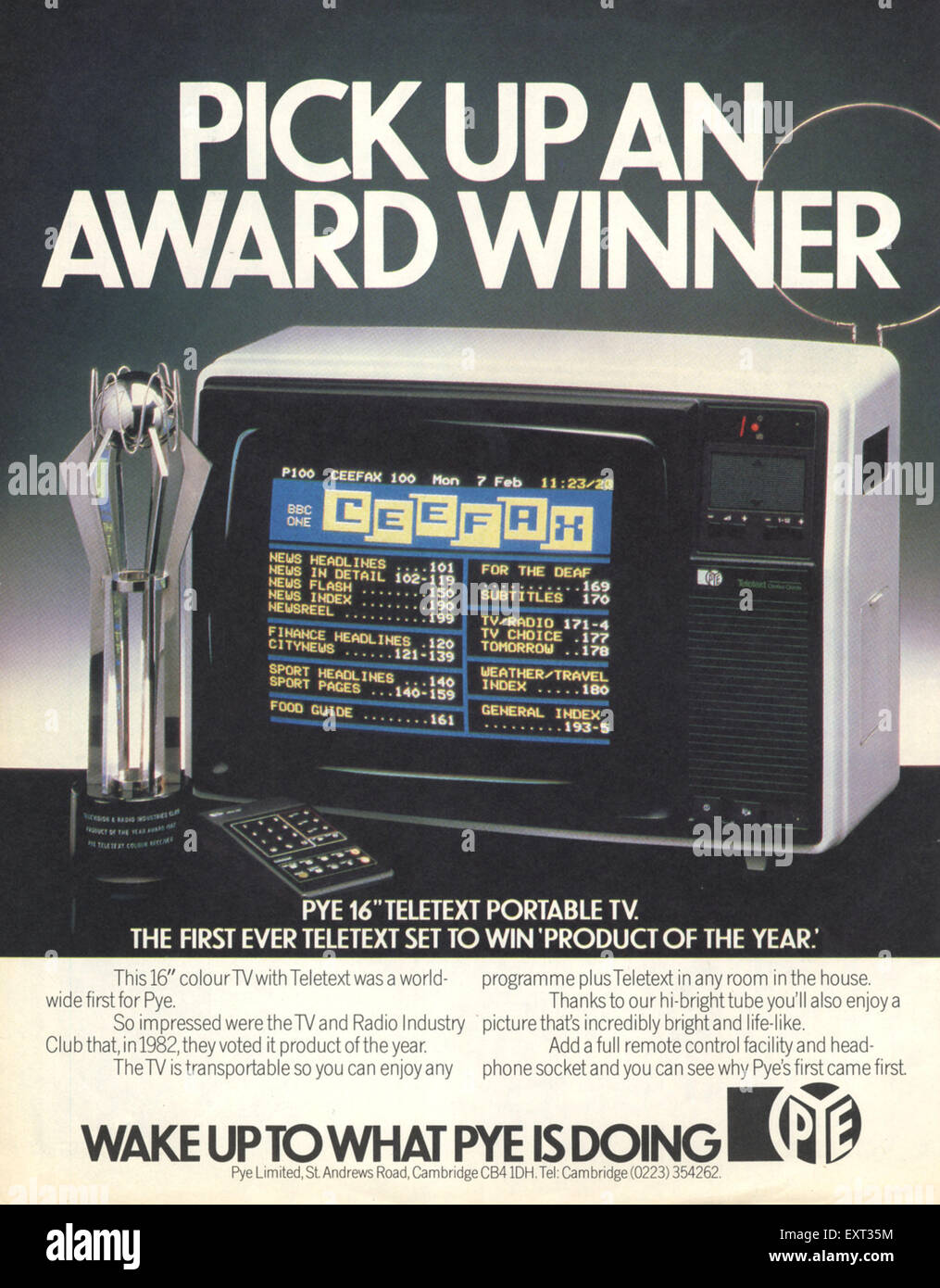 Pye Television Stock Photos & Pye Television Stock Images - Alamy