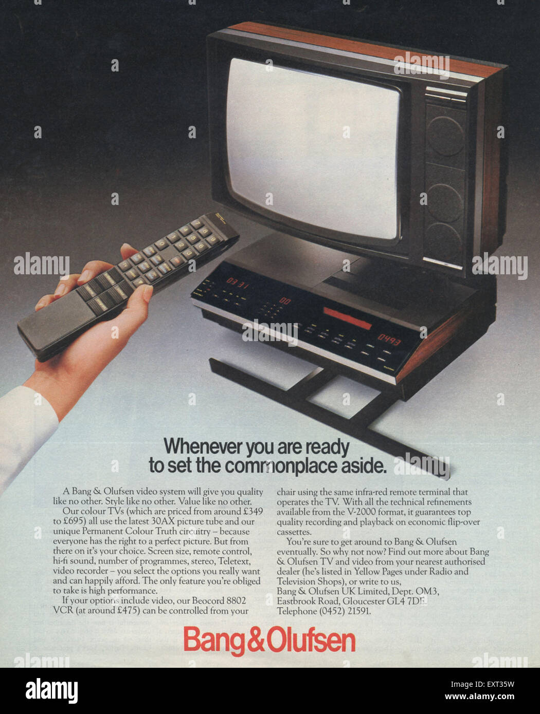 1980s tv advert hi-res stock photography and images - Alamy