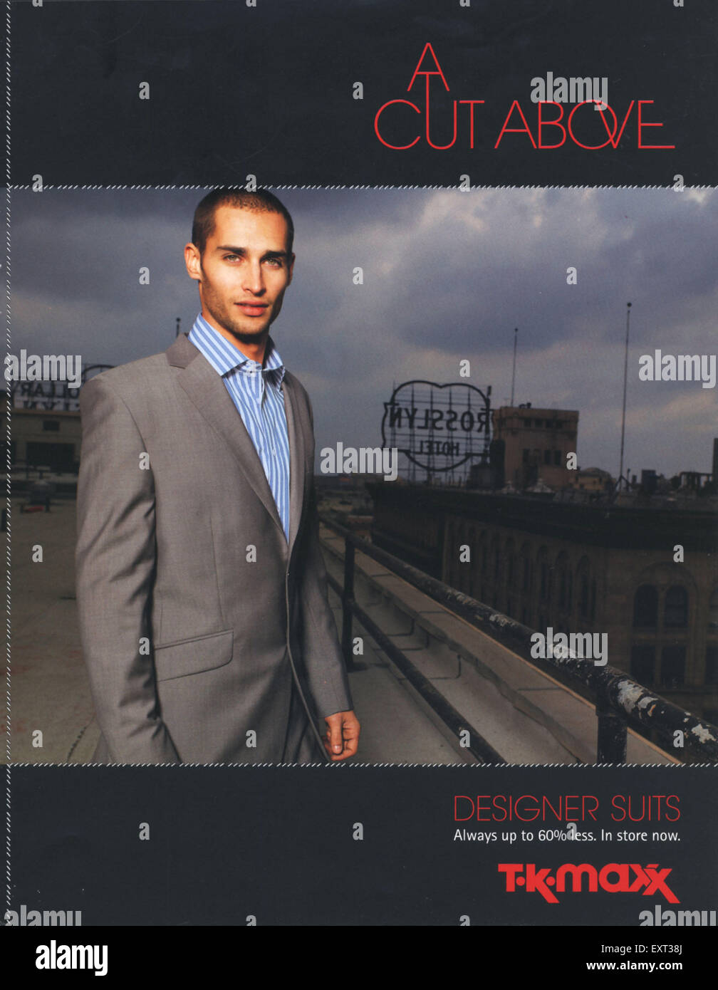 2000s UK TK Maxx Magazine Advert Stock Photo - Alamy