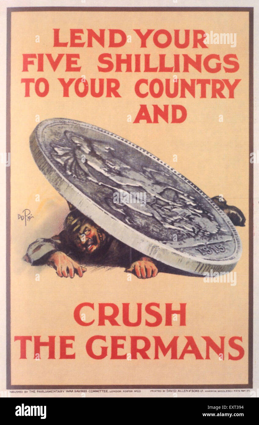 Ww1 propaganda poster hi-res stock photography and images - Alamy