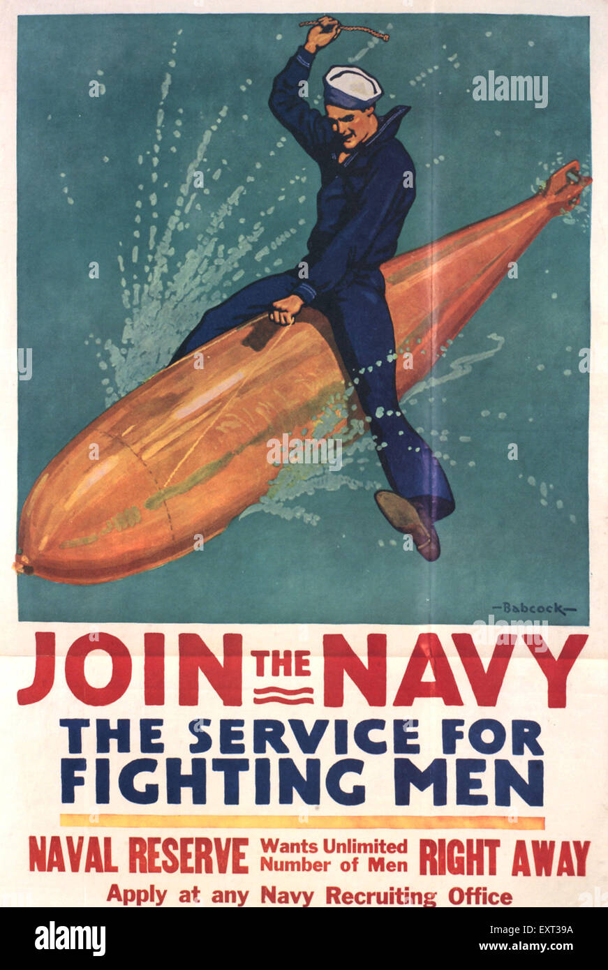 Navy poster hi-res stock photography and images - Alamy