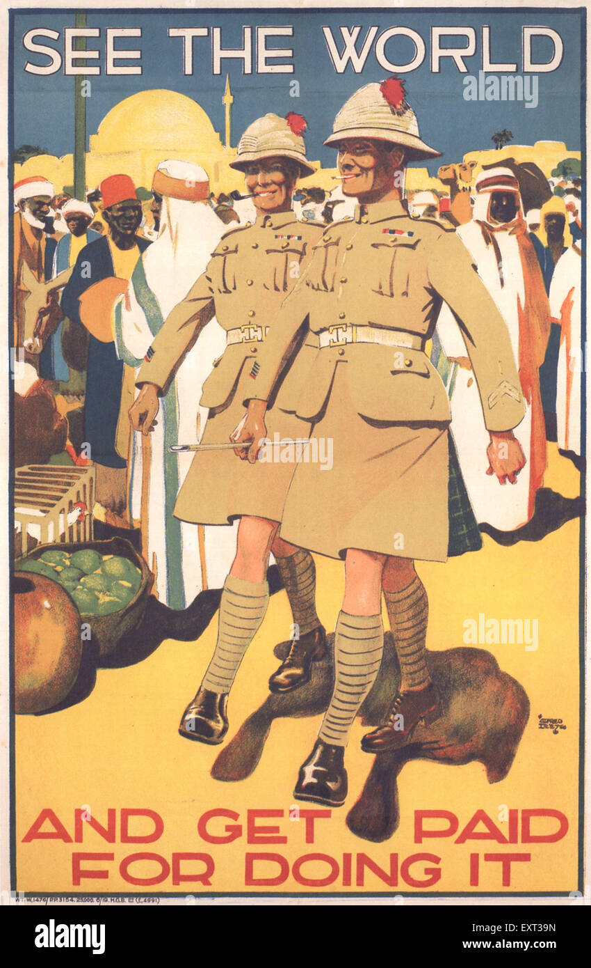 1910s UK Army Recruitment Poster Stock Photo - Alamy