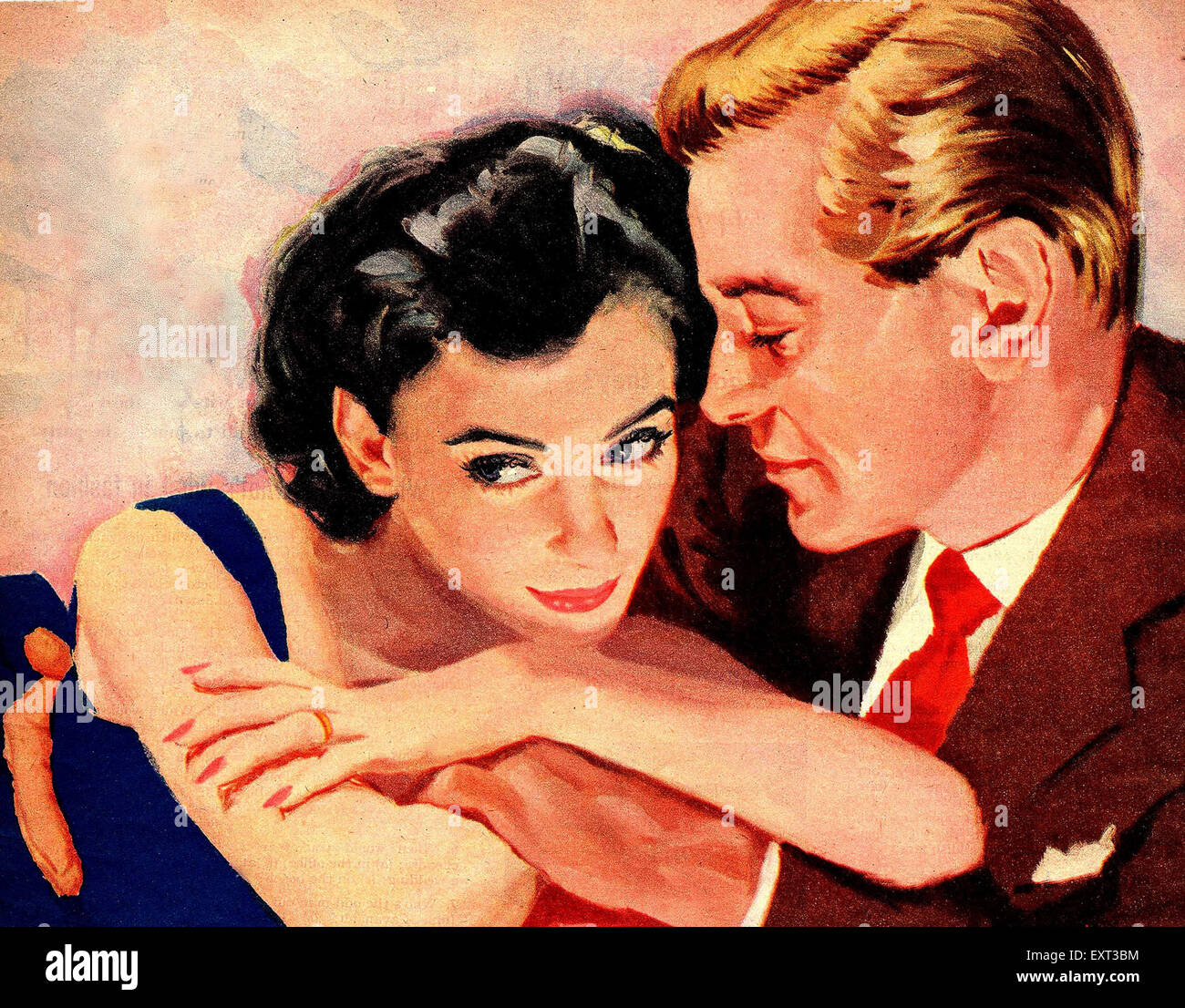 1950s UK Consolation Magazine Plate Stock Photo - Alamy