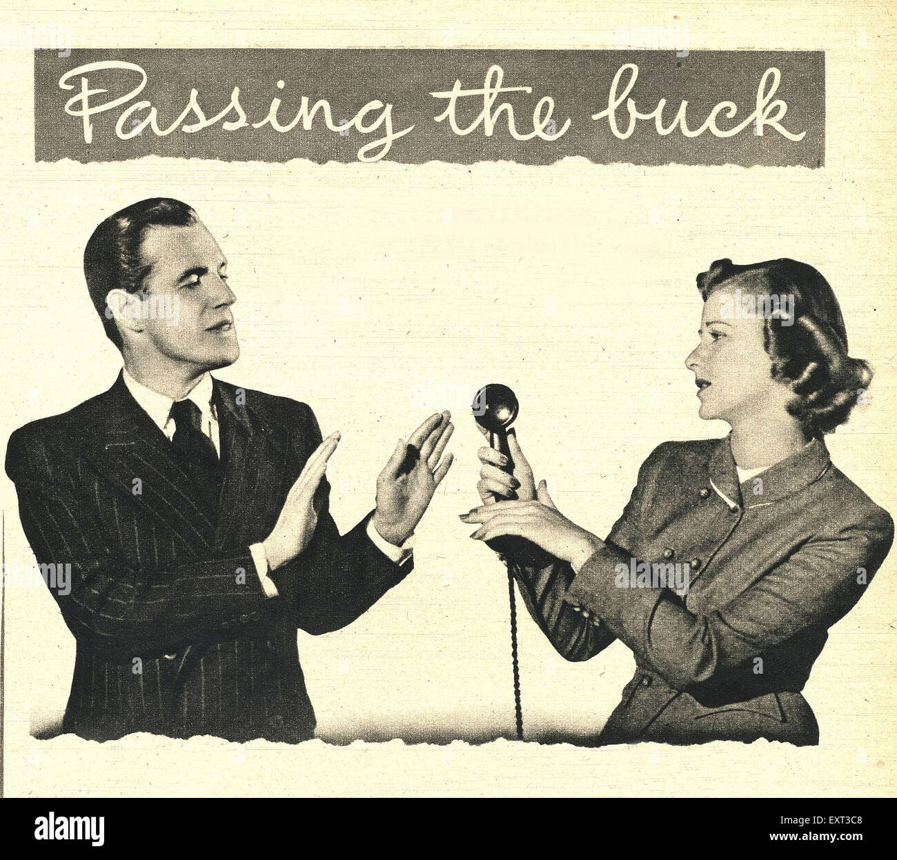 1950s uk story illustrations magazine hi-res stock photography and ...