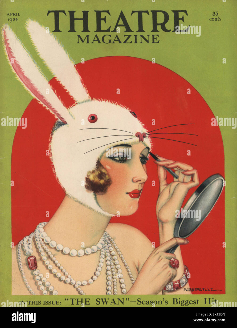 1920s USA Theatre Magazine Magazine Cover Stock Photo - Alamy