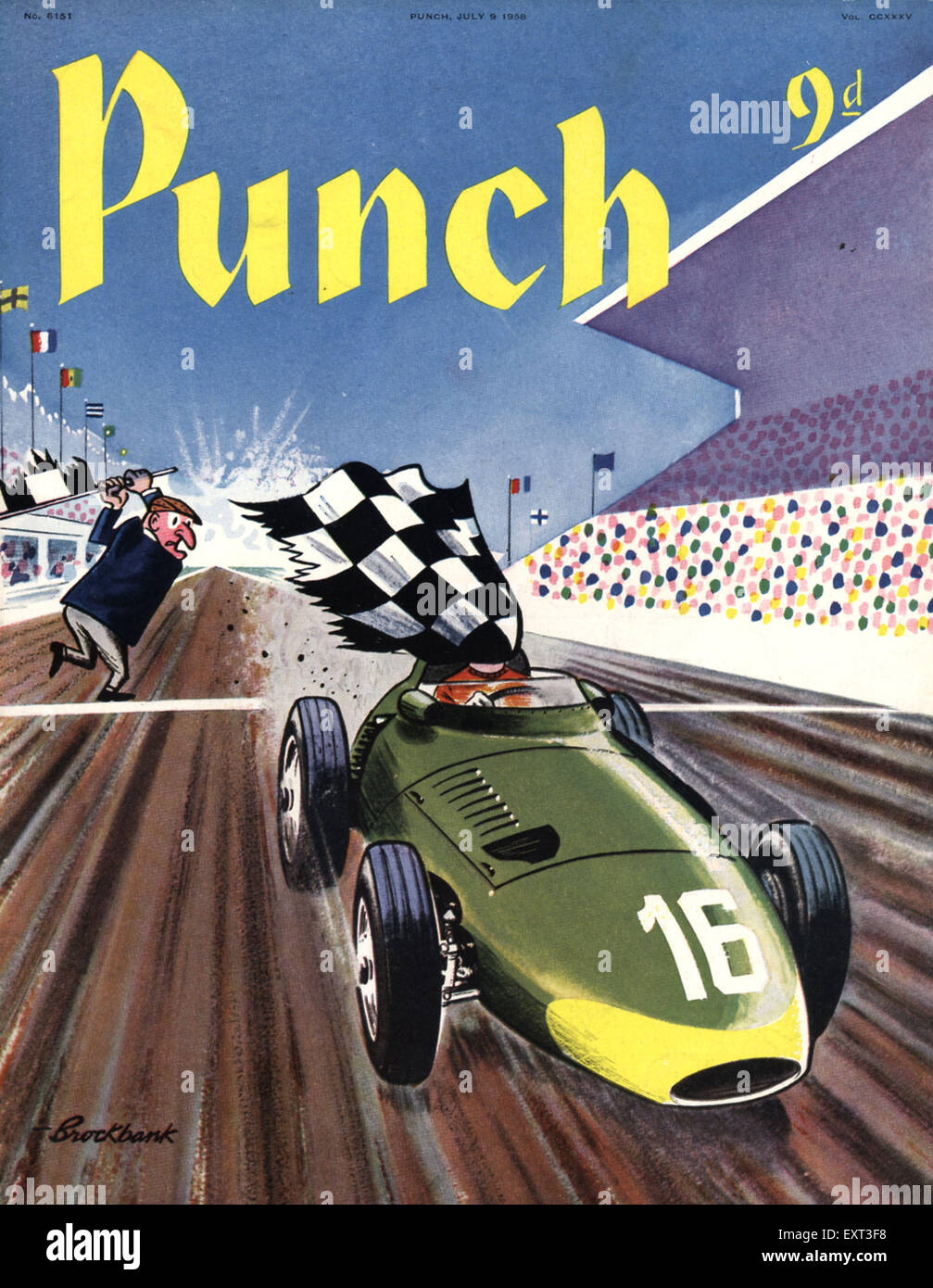 1950s UK Punch Magazine Cover Stock Photo - Alamy