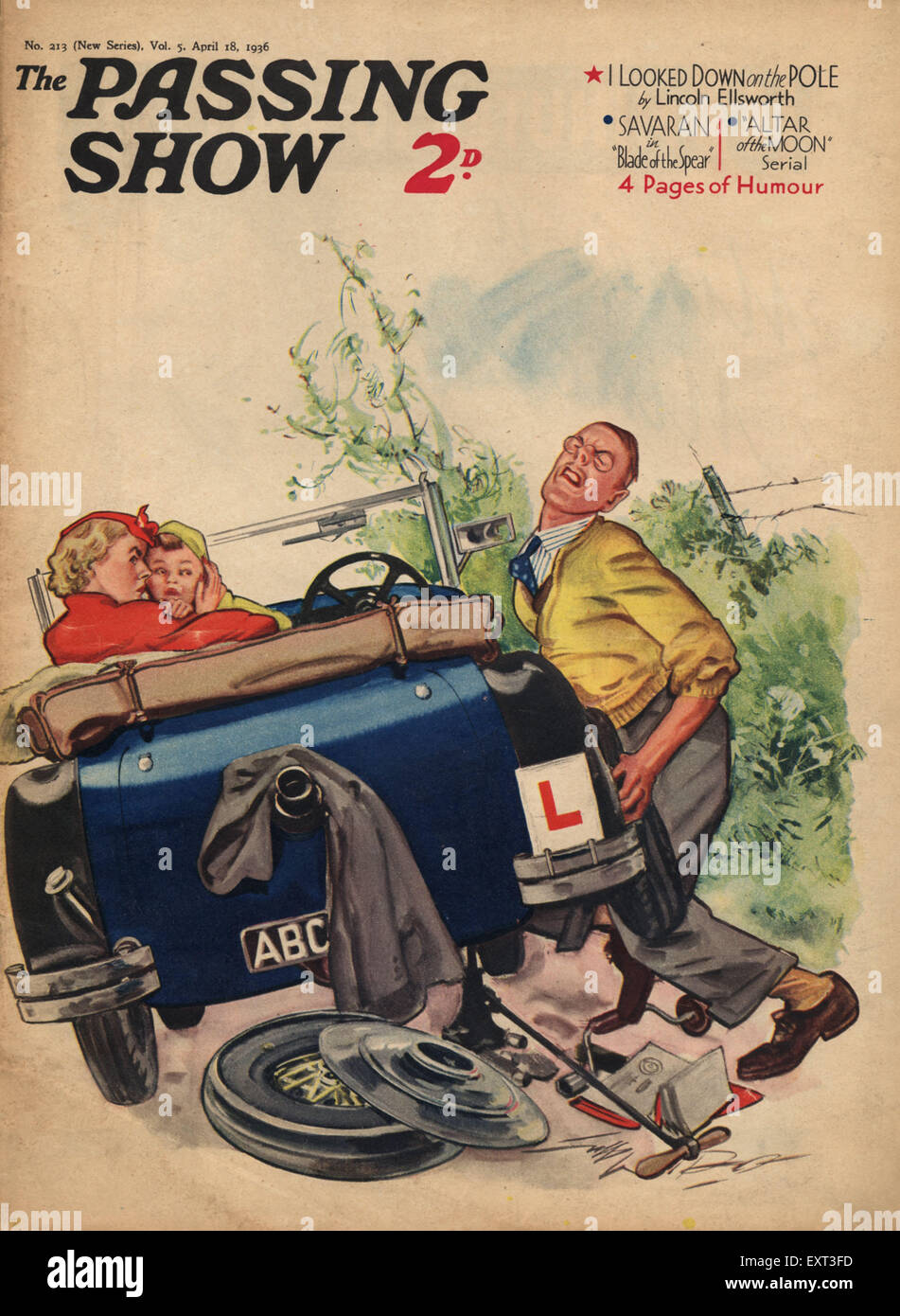 1930s UK Passing Show Magazine Cover Stock Photo - Alamy