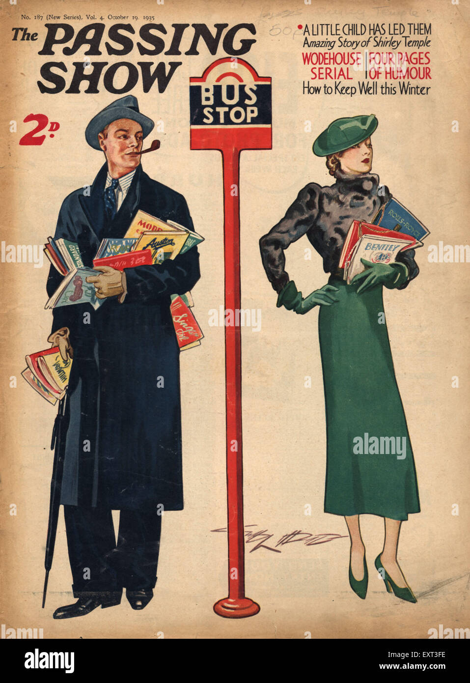 1930s UK The Passing Show Magazine Cover Stock Photo - Alamy