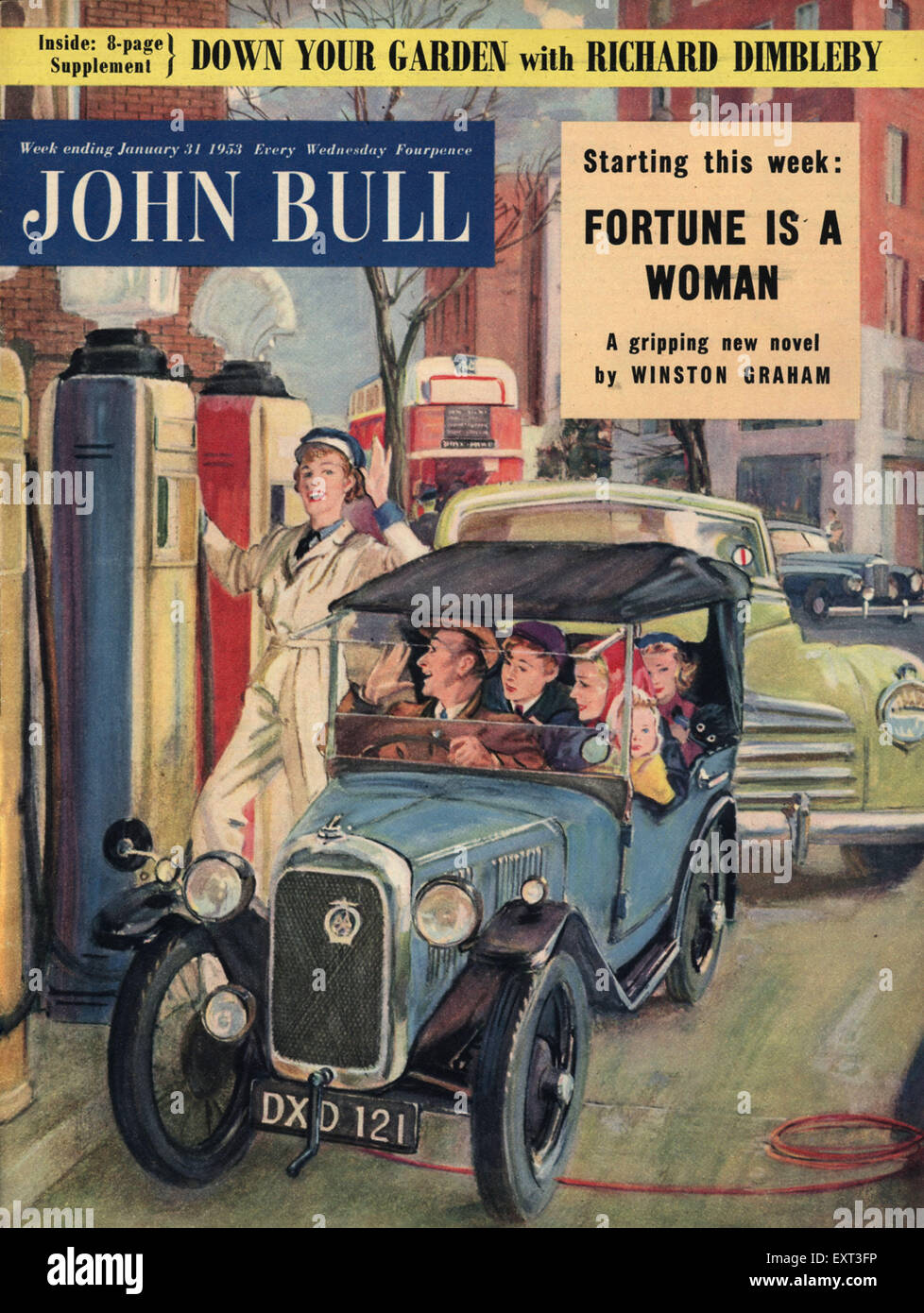 1950s uk motoring magazine cover hi-res stock photography and images ...