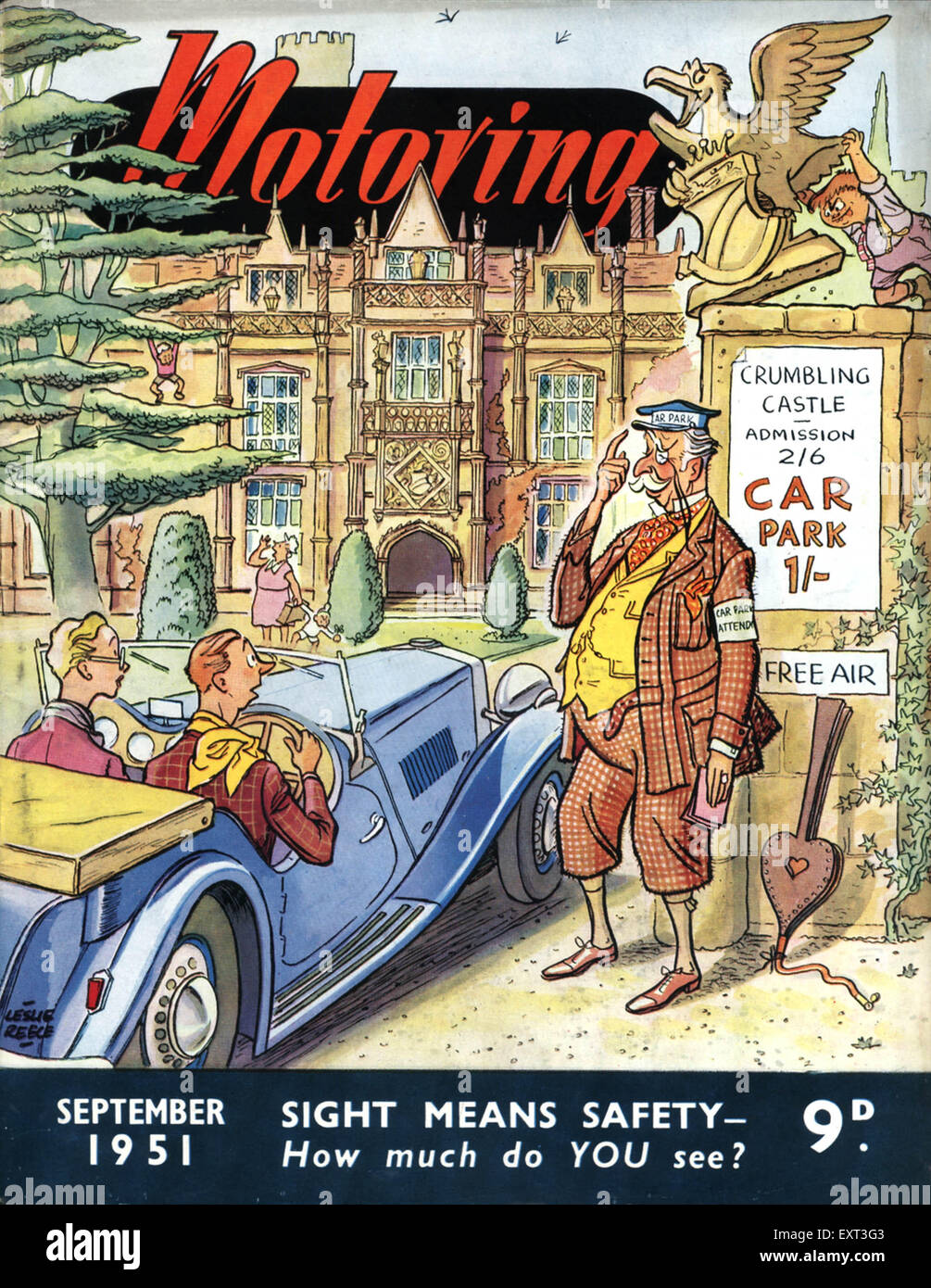 1950s UK Motoring Magazine Cover Stock Photo - Alamy