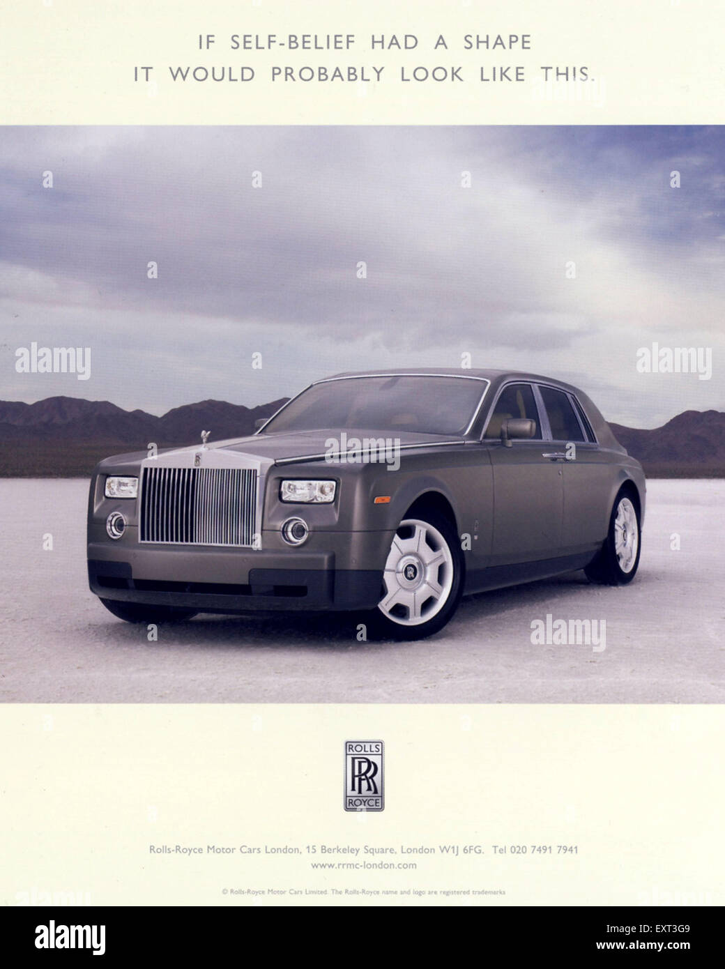 2000s UK Rolls Royce Magazine Advert Stock Photo - Alamy