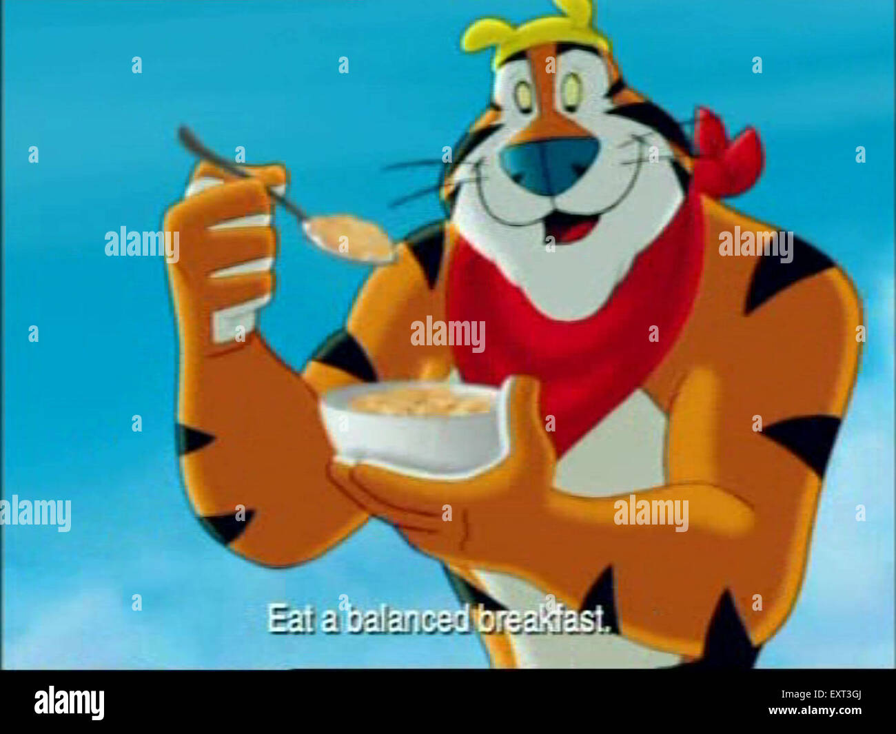 2000s UK Kellogg's TV Advert (Grab Stock Photo - Alamy