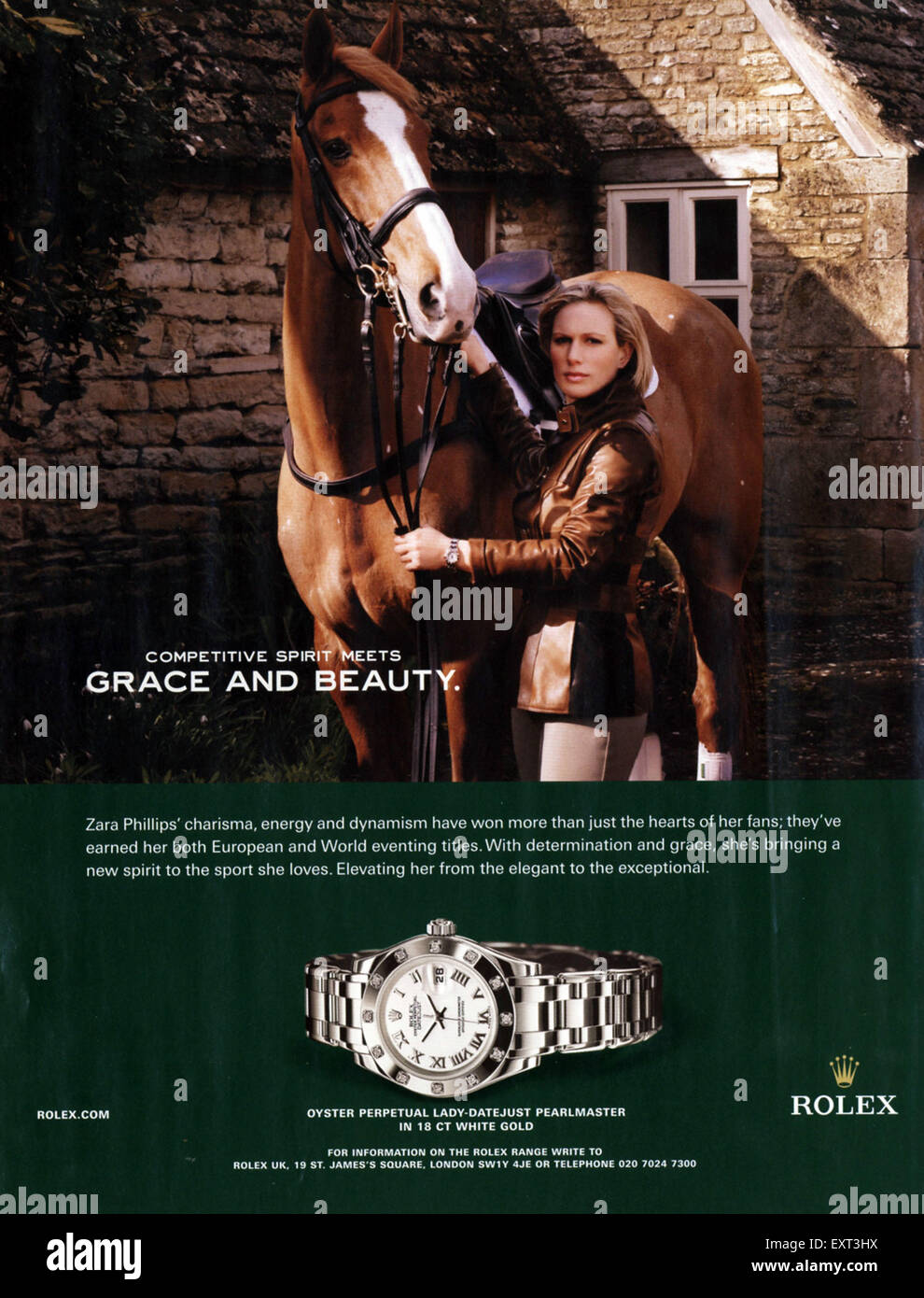 2000s UK Rolex Magazine Advert Stock Photo - Alamy
