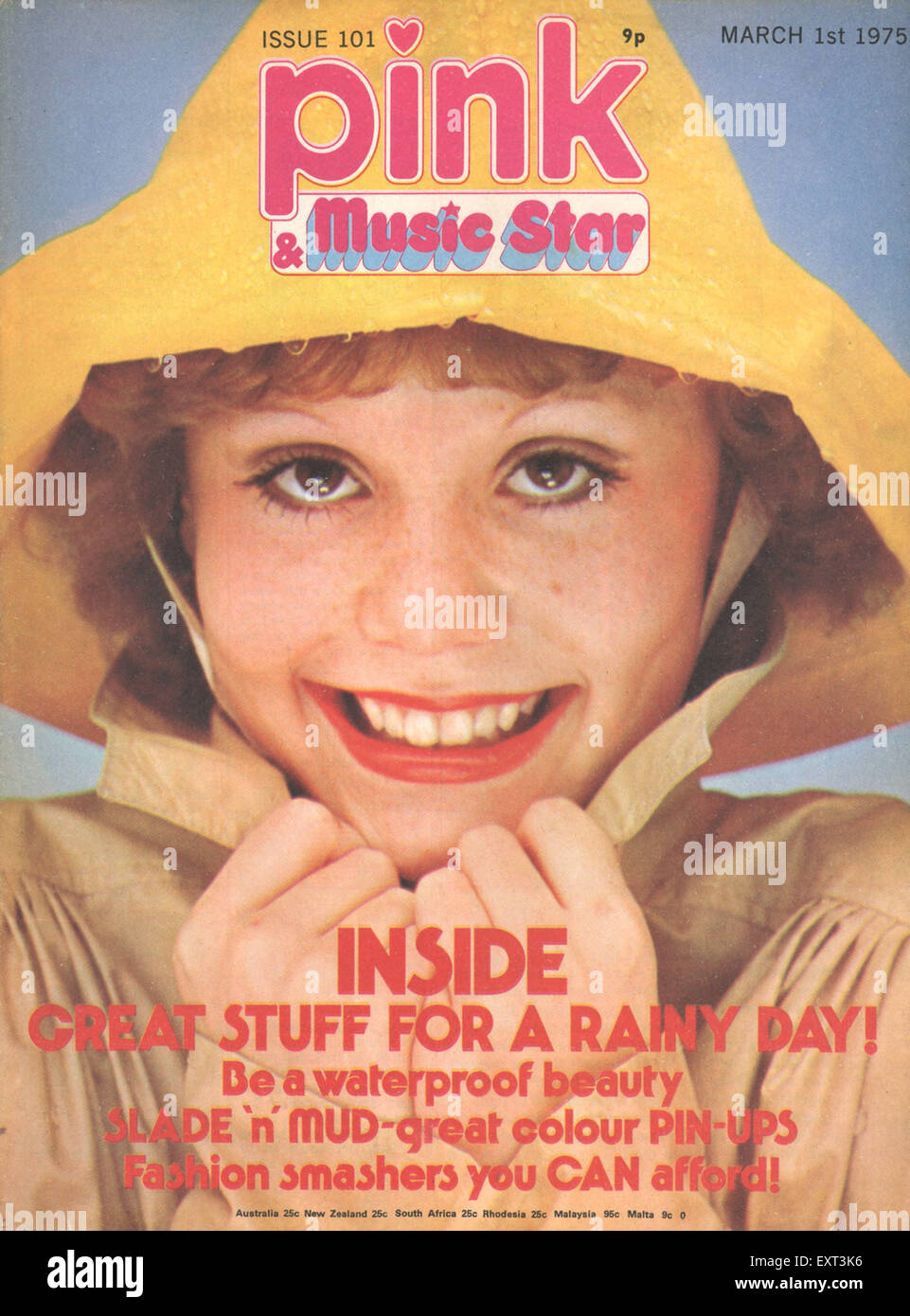 1970s uk pink magazine cover hi-res stock photography and images - Alamy